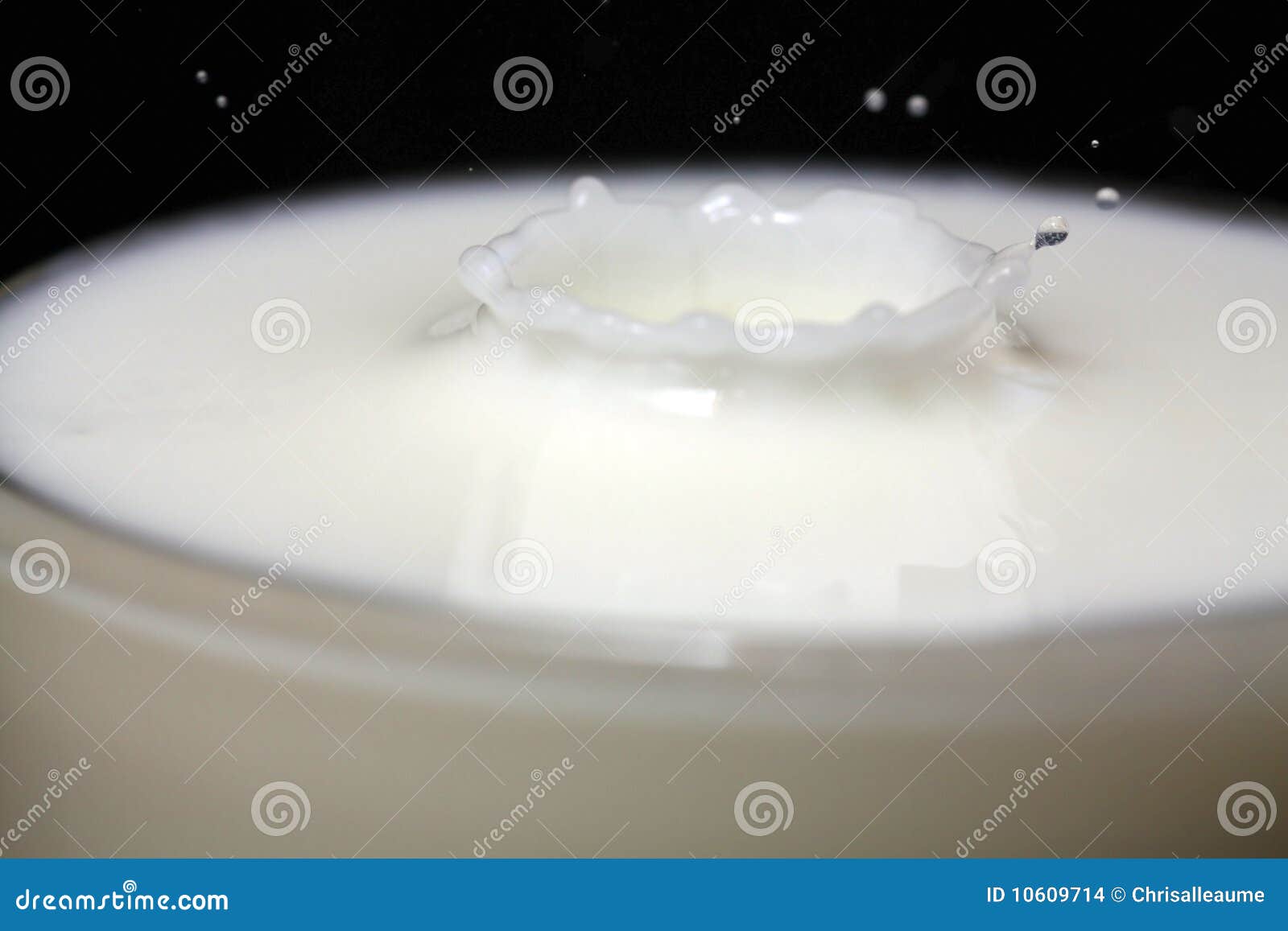 Milk splashing in a glass stock photo. Image of cool - 10609714