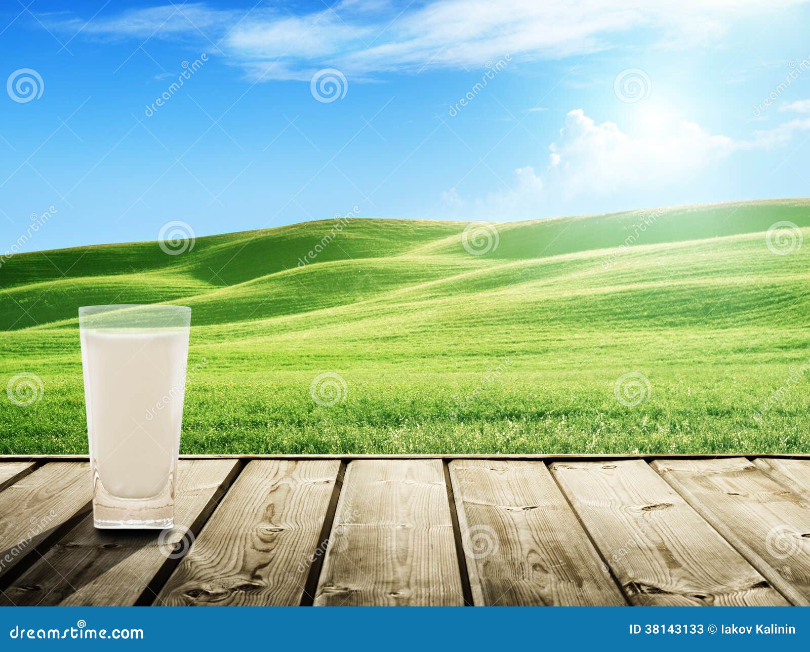 Milk spring field stock image. Image of green, meadow - 38143133