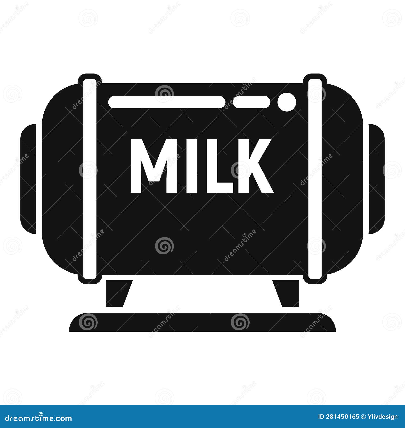 Milk Tank Icon Simple Vector. Food Production Stock Vector - Illustration of factory ...