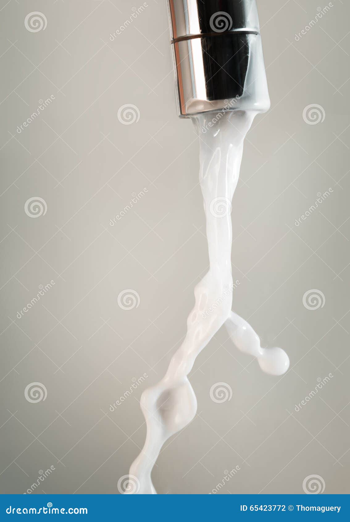 Milk tap stock photo. Image of creamy, breakfast, horizontal - 65423772