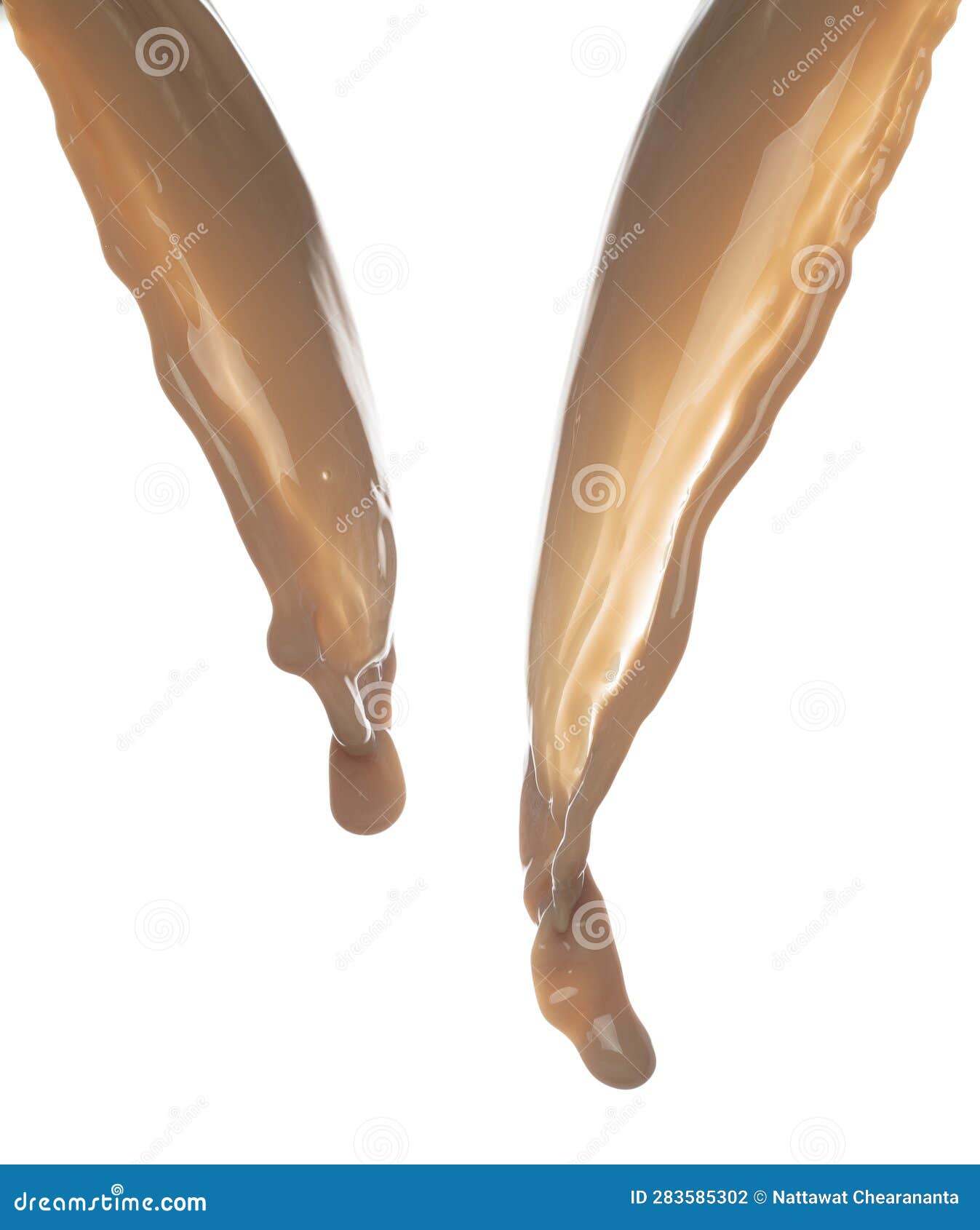 Explosion Of Cocoa Powder With Lumps Isolated On White Background ...