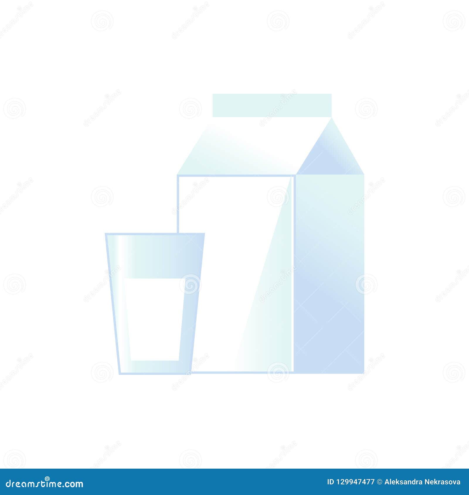 Milk vector icon stock vector. Illustration of healthy - 129947477