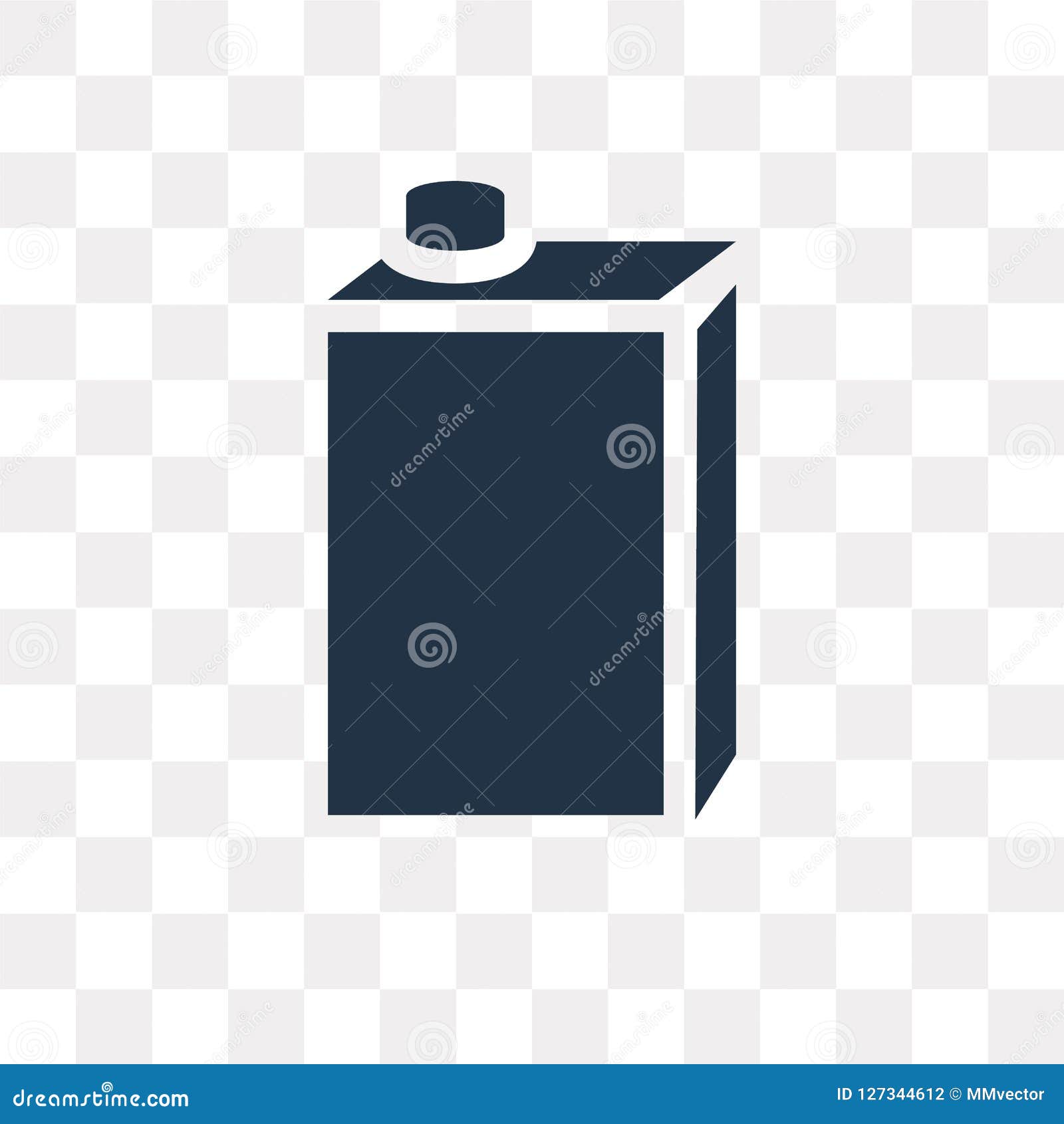 Milk Vector Icon Isolated on Transparent Background, Milk Trans Stock ...