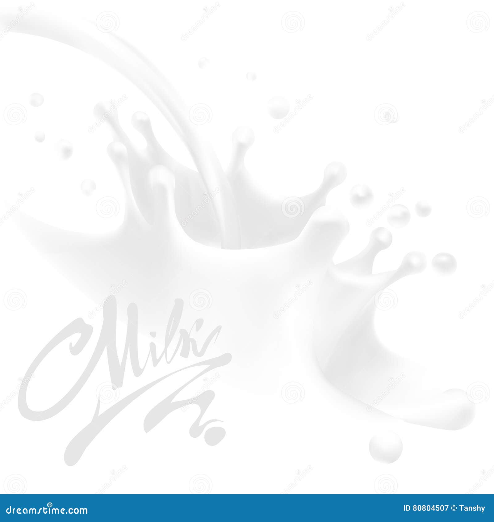 Milk Vector Illustration Set Stock Vector - Illustration of design ...