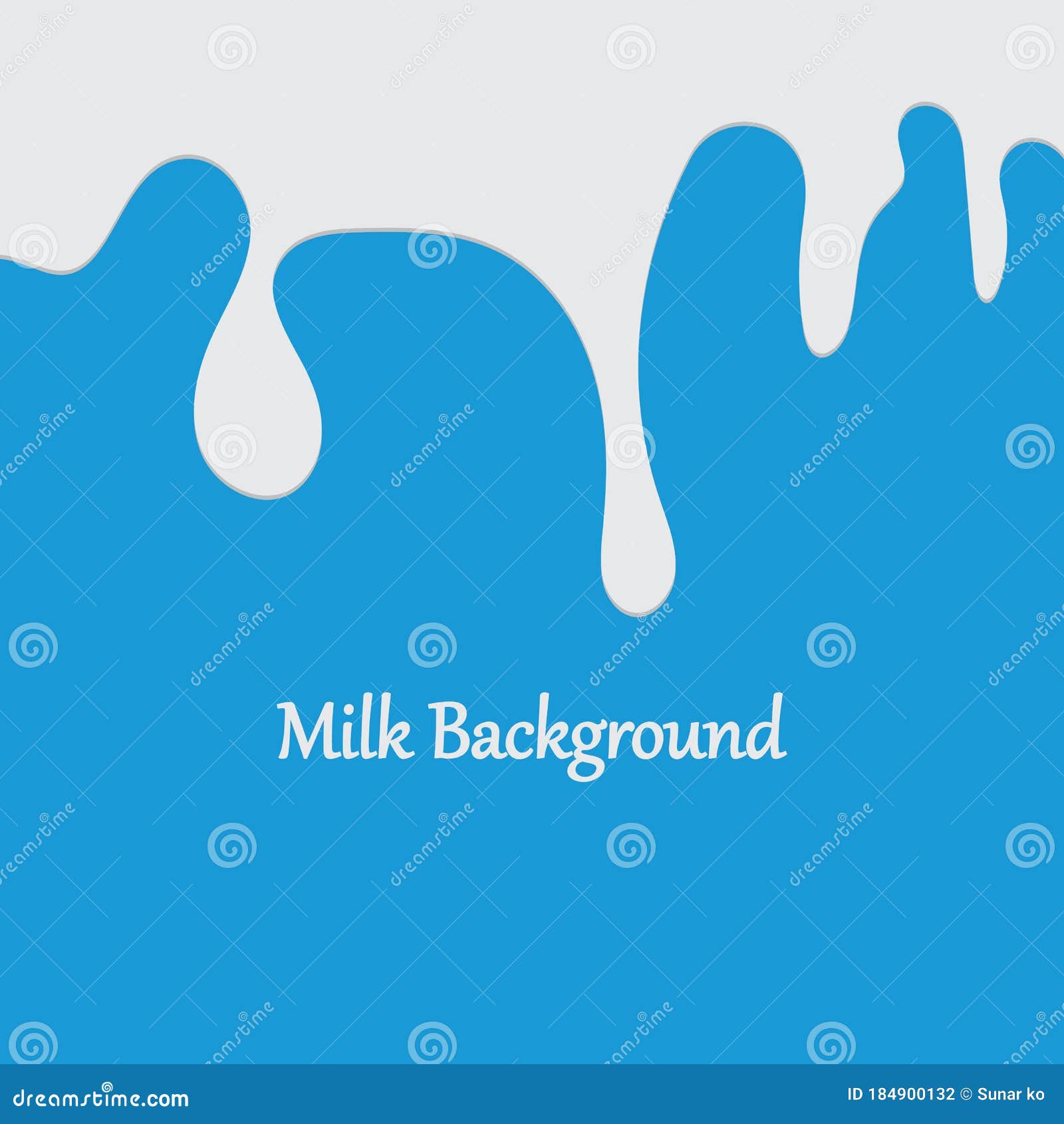 Milk White Liquid Dripping Blue Background Illustrations & Vectors ...