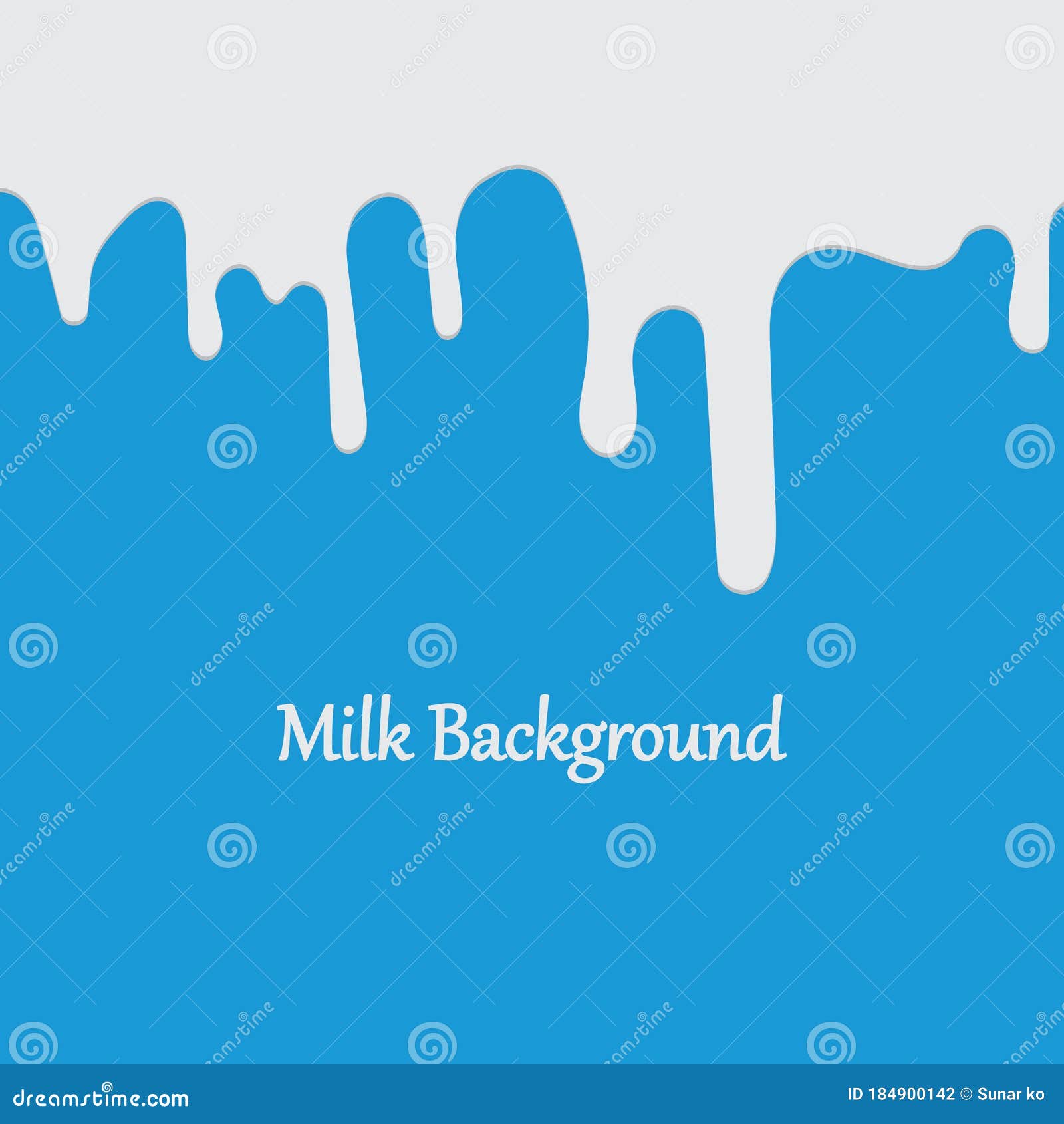 Milk White Liquid Dripping Blue Background Illustrations & Vectors ...