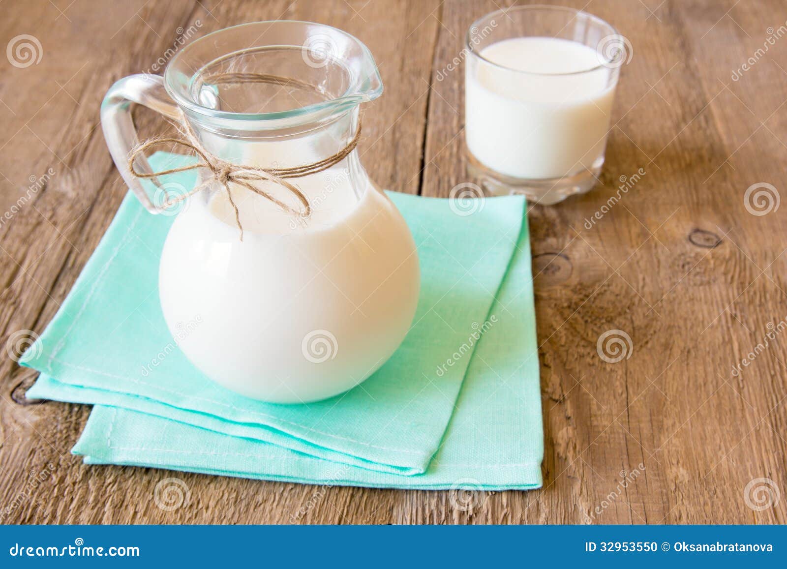 Milk on wooden table stock photo. Image of nutrition - 32953550