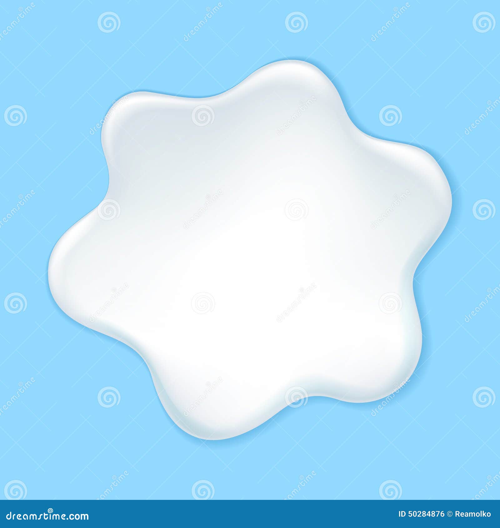 Milk, Yogurt Or Cream Splash Background. Vector Illustration ...