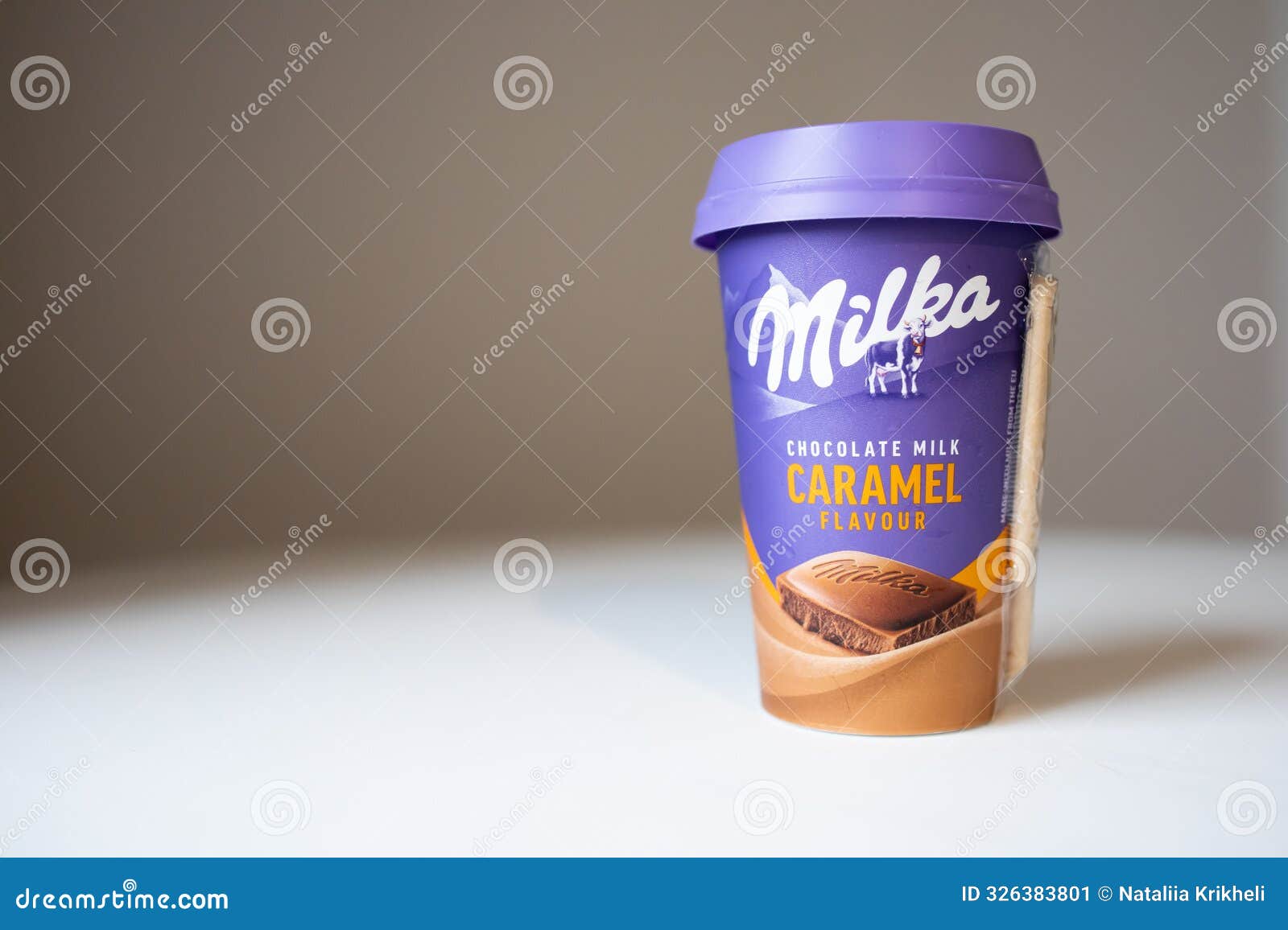 Milka Chocolate Milk with Caramel Flavour Editorial Photo - Image of ...