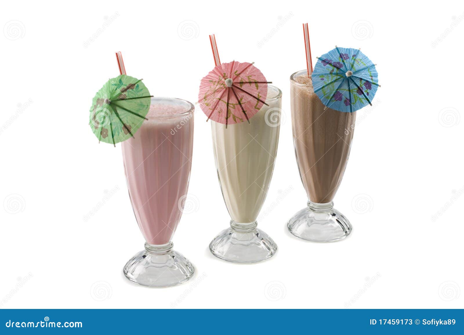Milkshake stock image. Image of glass, healthy, white - 17459173