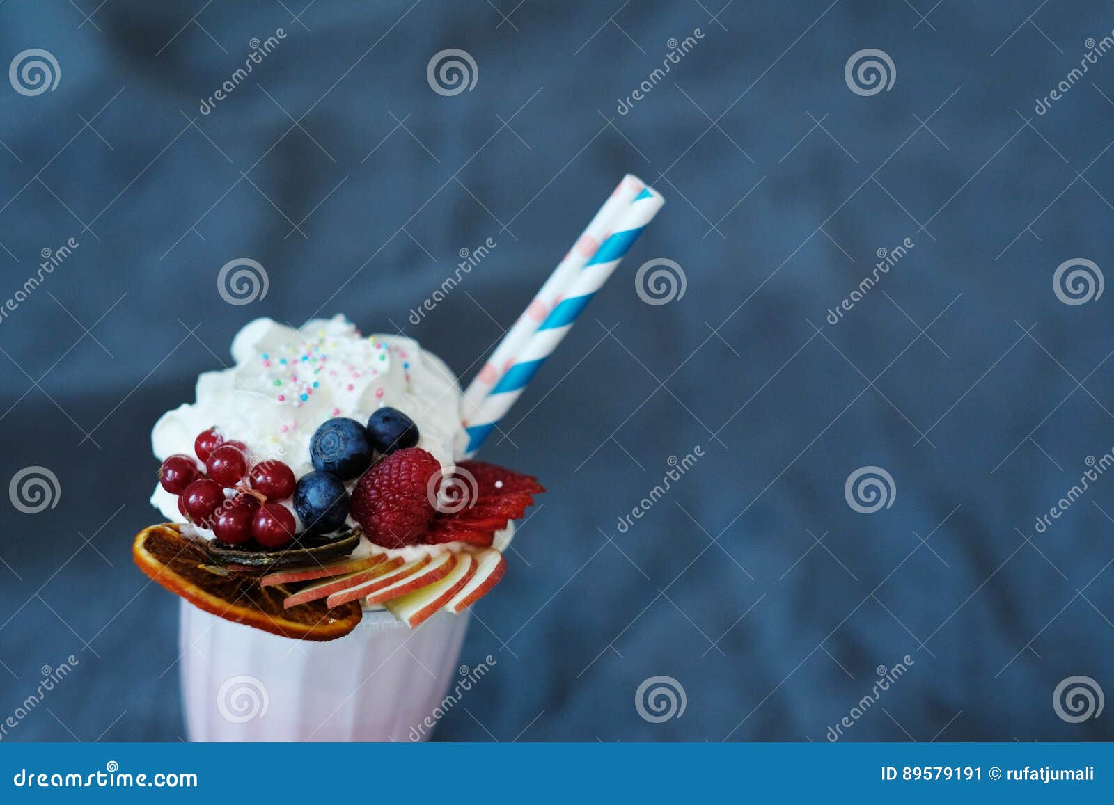 Milkshake stock image. Image of fresh, yummy, soft, whipped - 89579191