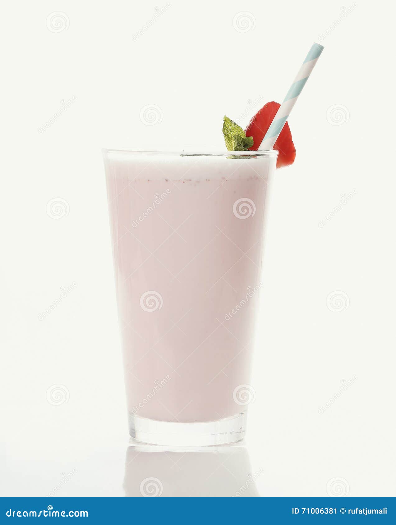 Milkshake stock image. Image of cocktail, dairy, glass - 71006381