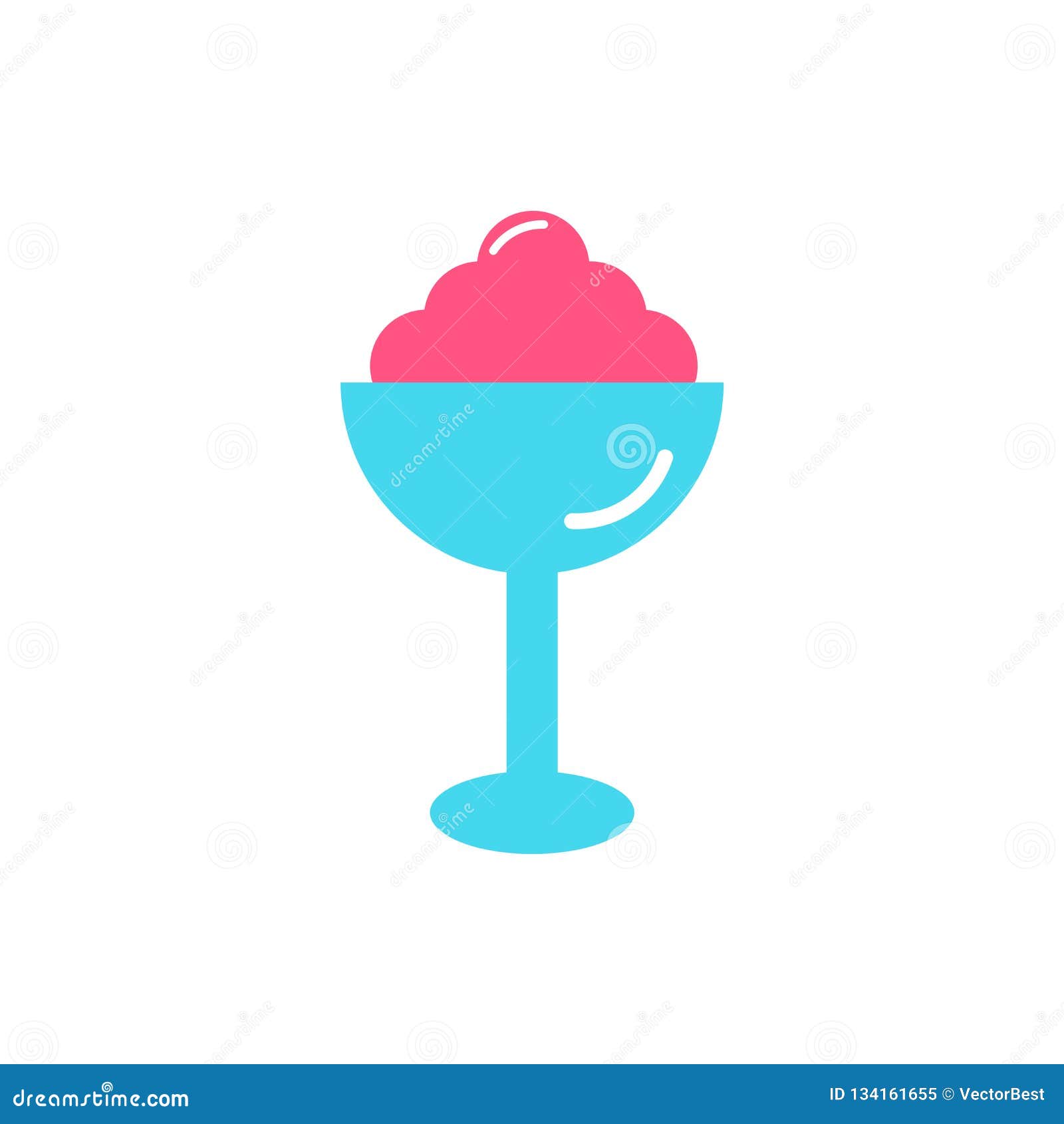 Milkshake Icon Vector Sign and Symbol Isolated on White Background ...