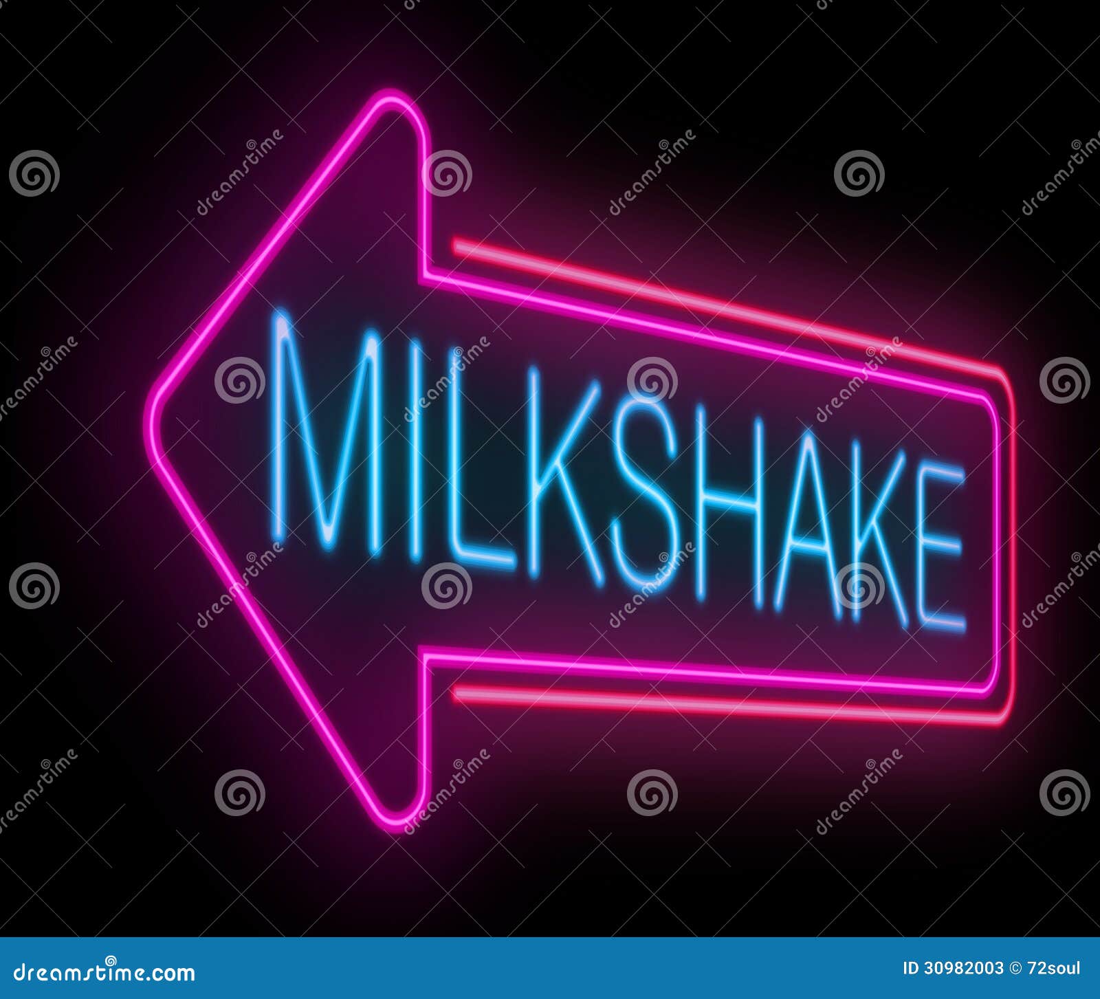 Milkshake sign. stock illustration. Illustration of smoothie - 30982003