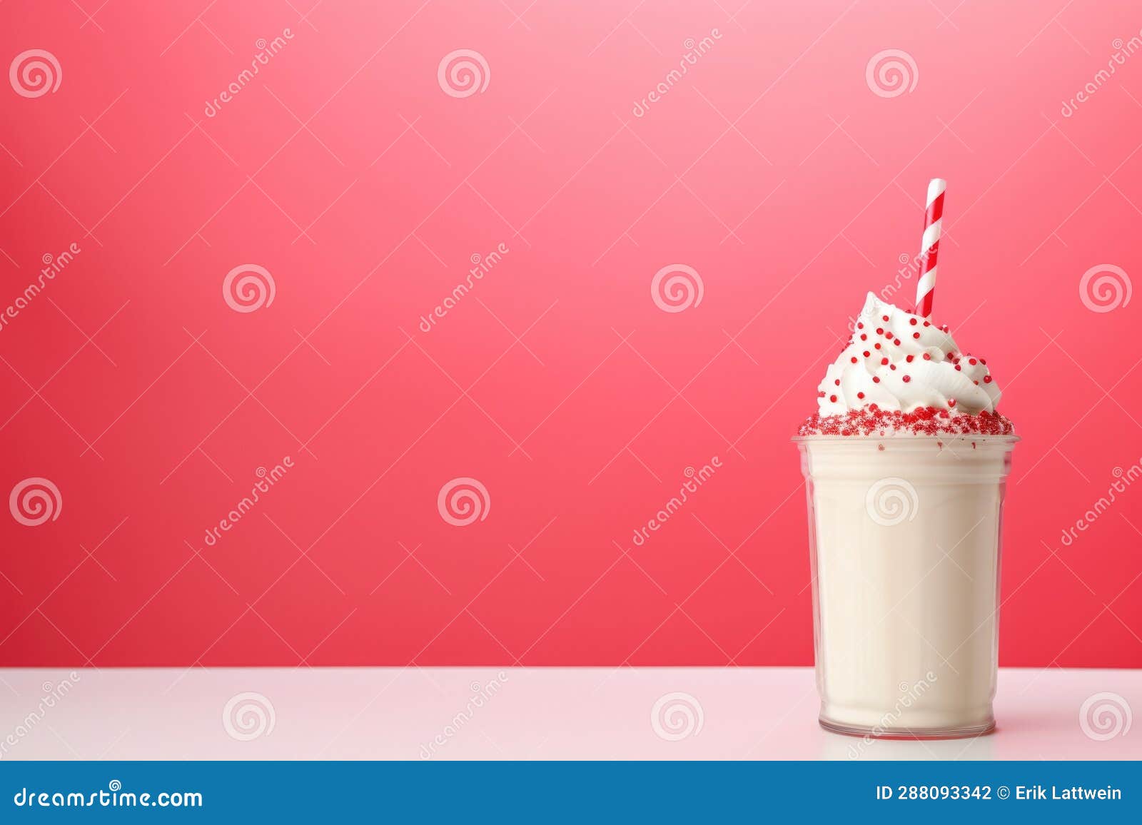 Milkshake Themed Background Large Copy Space - Stock Picture Backdrop ...