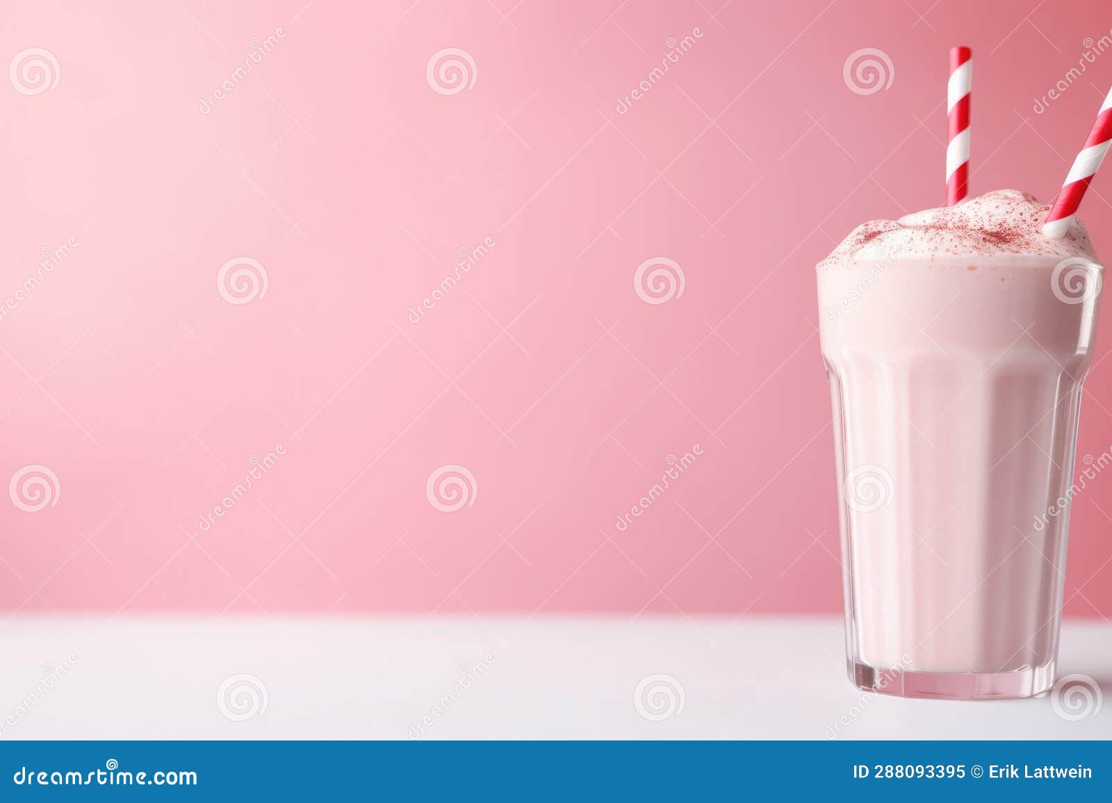Milkshake Themed Background Large Copy Space - Stock Picture Backdrop ...