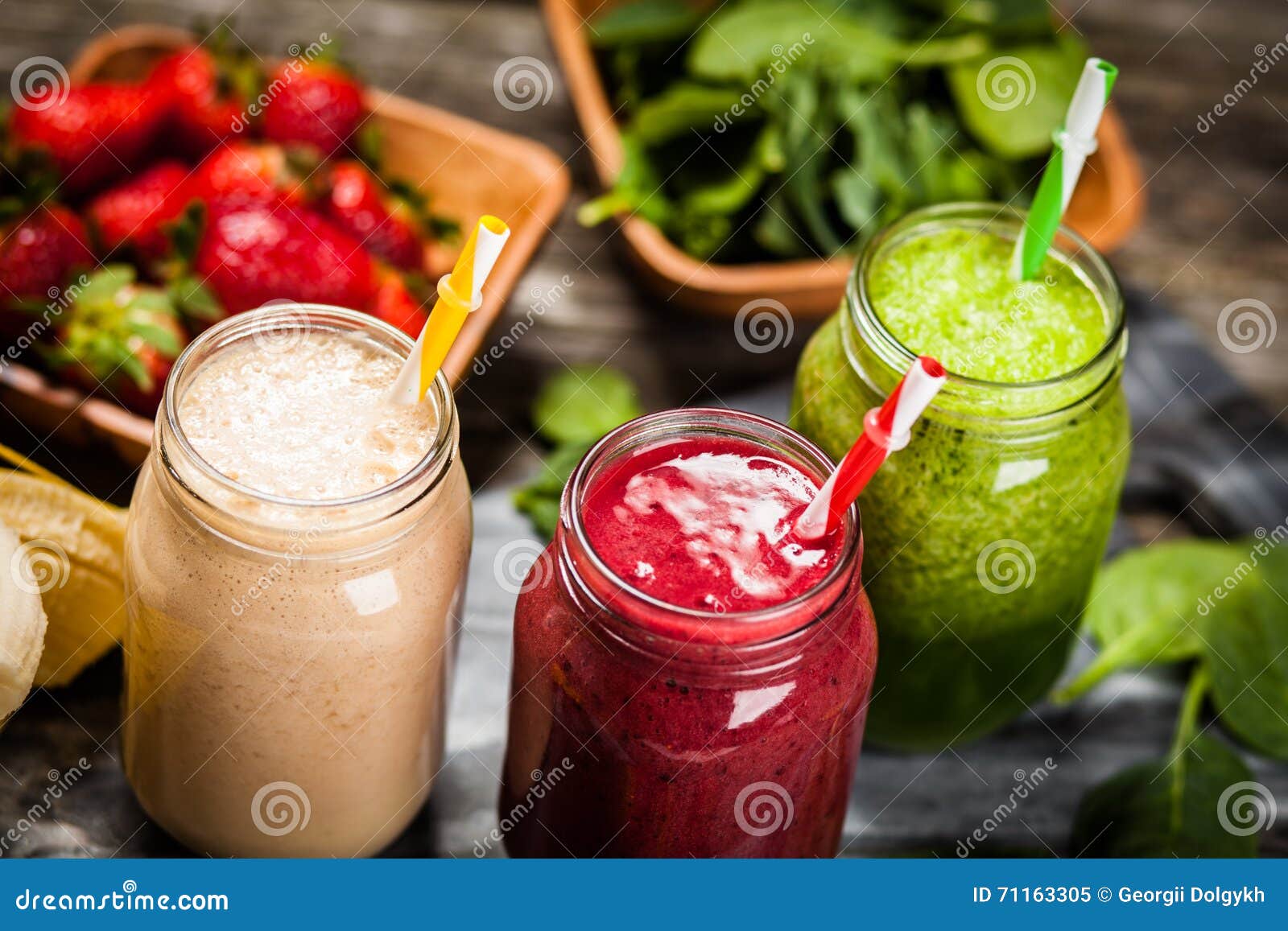 Milkshakes and smoothies stock image. Image of healthy - 71163305