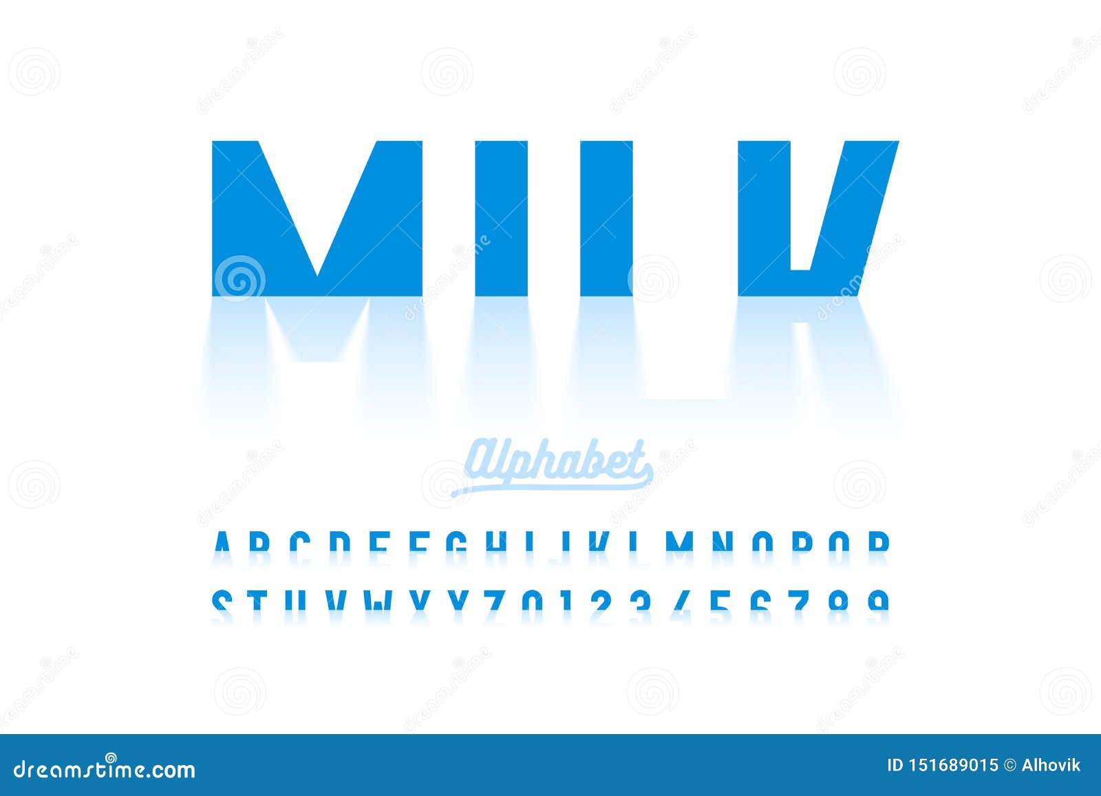 Milky style font stock vector. Illustration of natural - 151689015