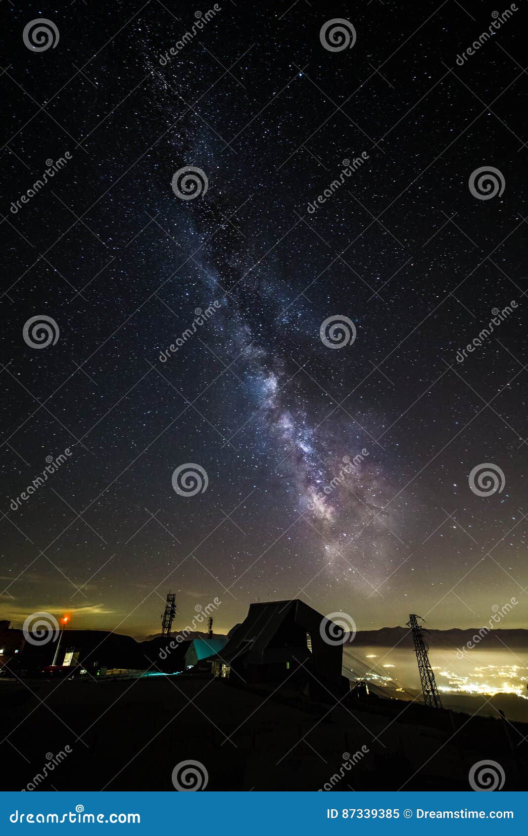Milky Way stock image. Image of wonder, milky, nature - 87339385