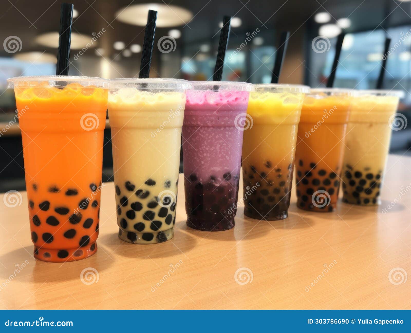 Milky Way And Bubble Tea Review Stok Ka B Stock Photo | CartoonDealer ...