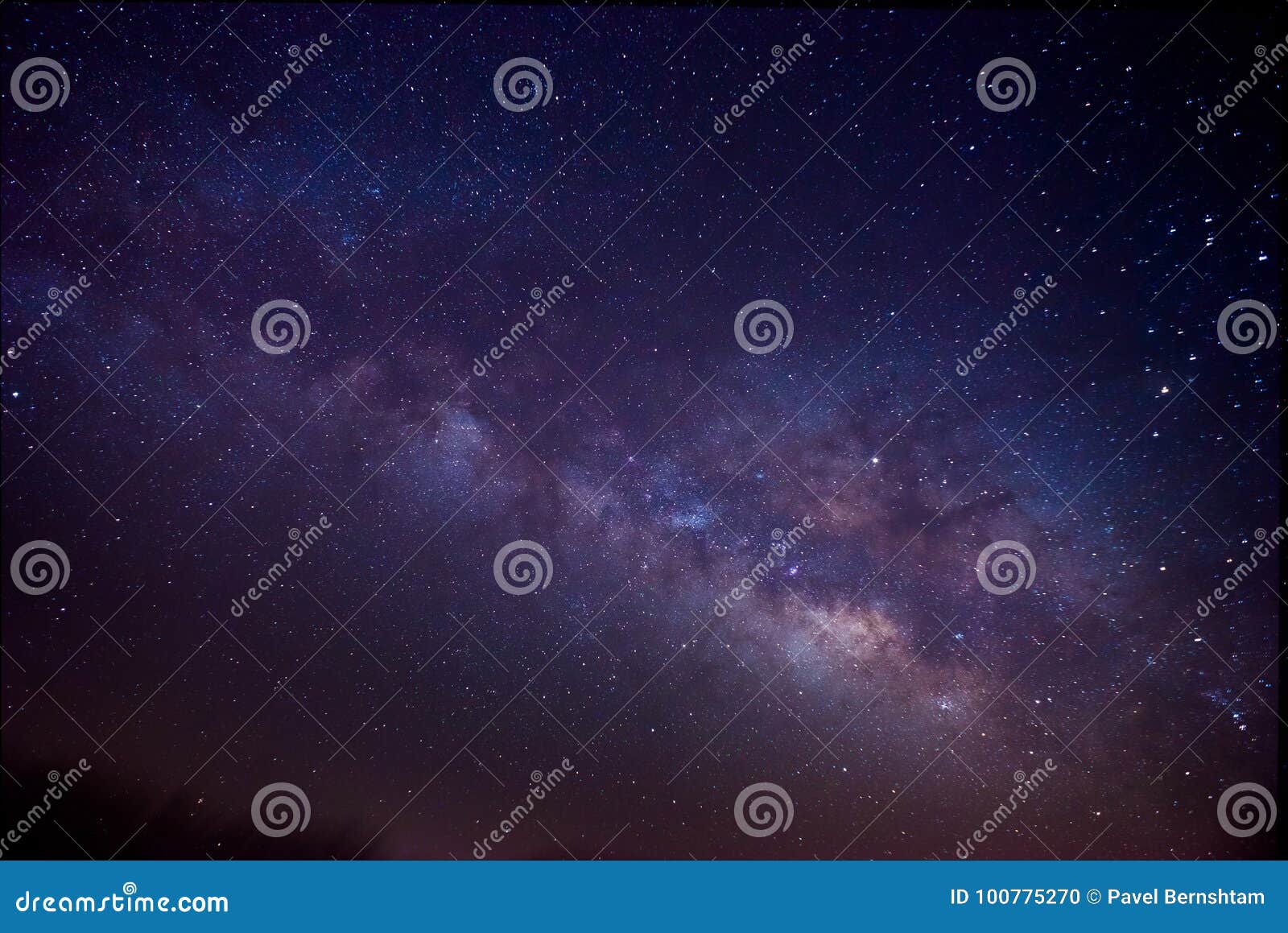 Milky way core stock photo. Image of long, astro, milky - 100775270