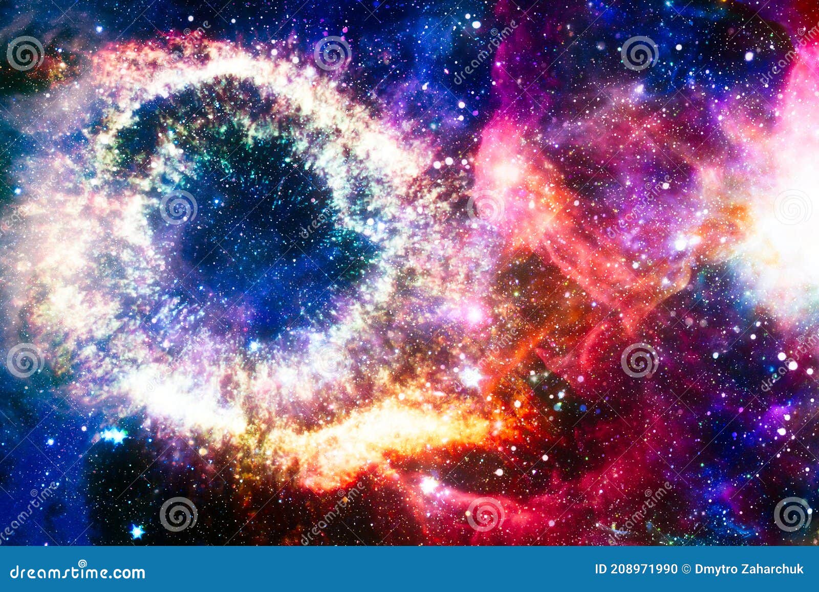 Milky Way Cosmic Background. Star Dust and Pixie Dust Glitter Space ...