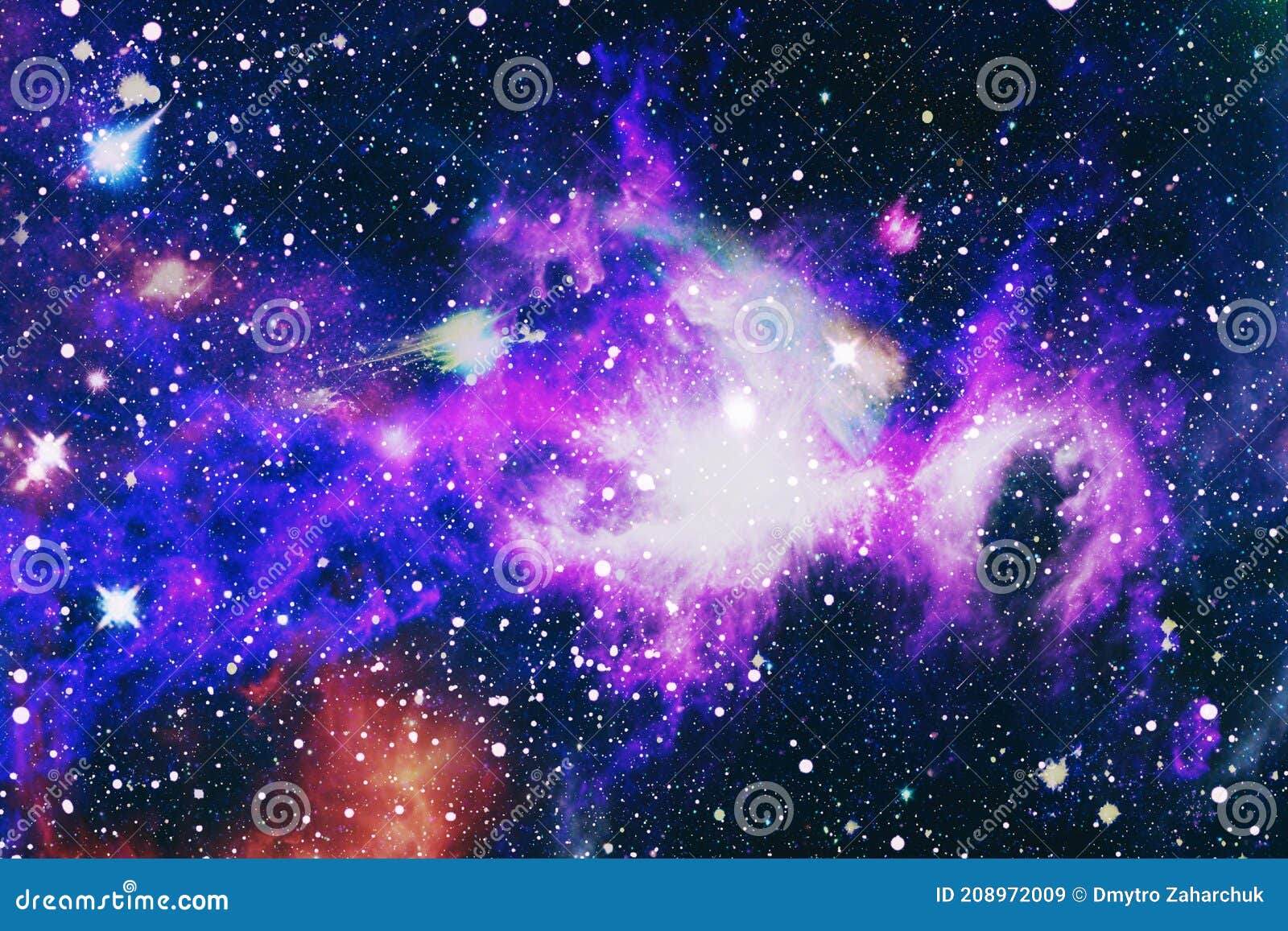 Milky Way Cosmic Background. Star Dust and Pixie Dust Glitter Space ...