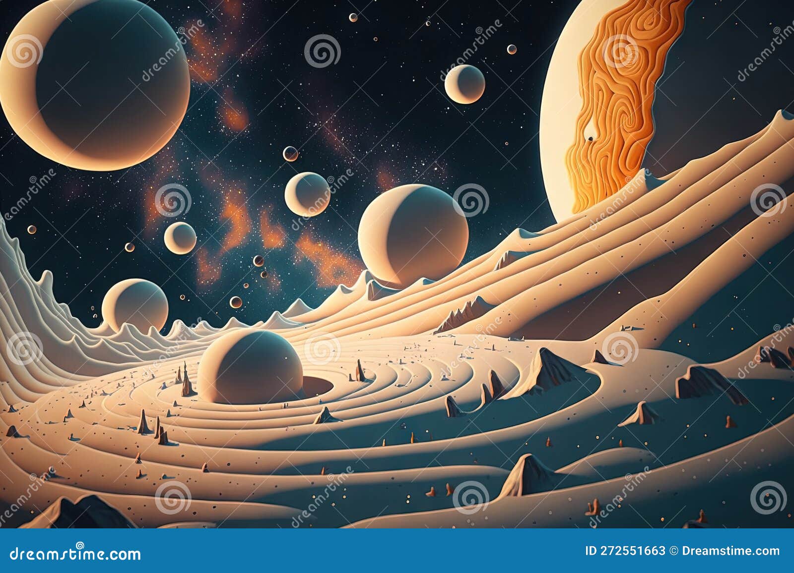Milky Way detail stock illustration. Illustration of science - 272551663