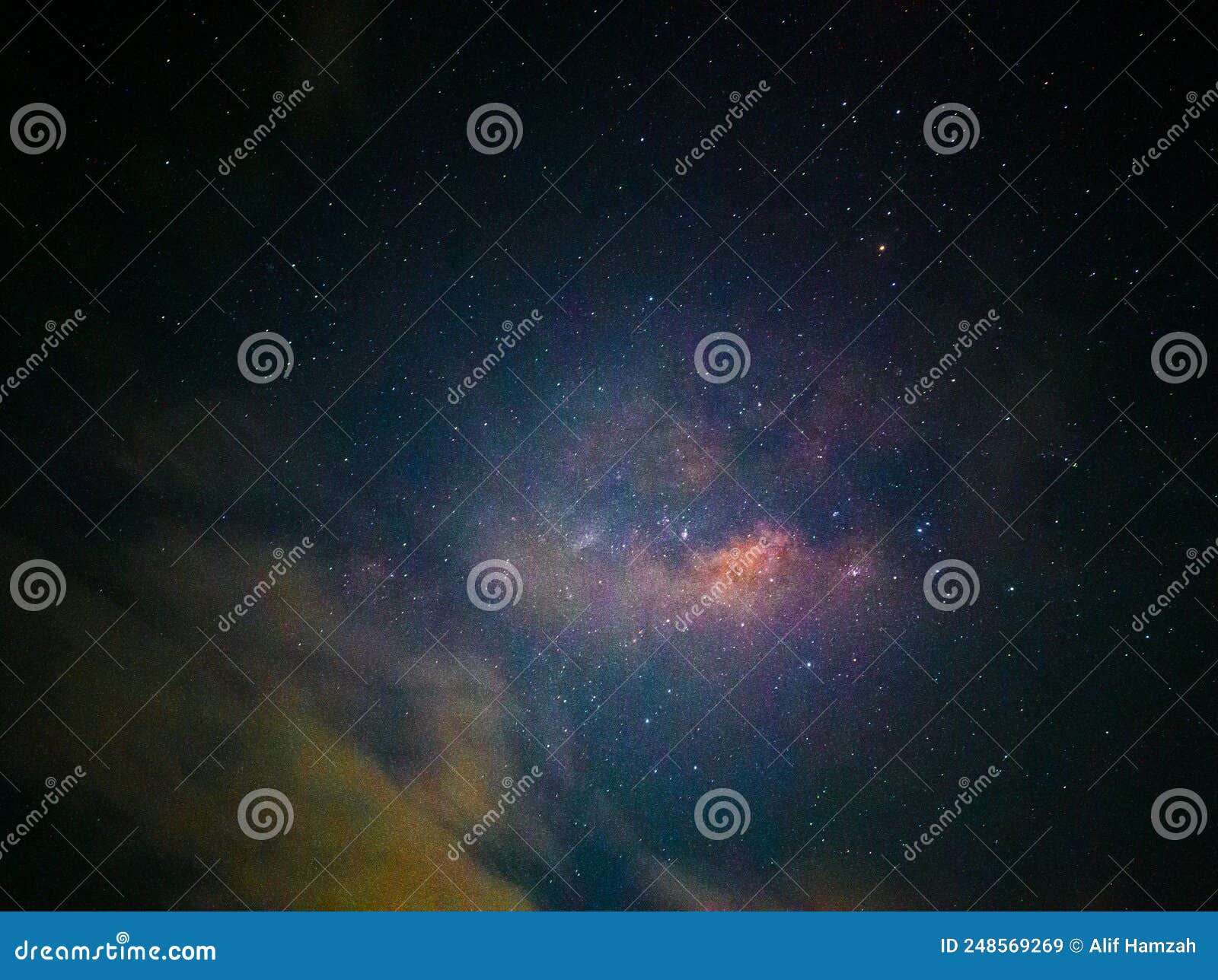 Milky Way Galaxy on a Clear Night Stock Image - Image of night, clear ...