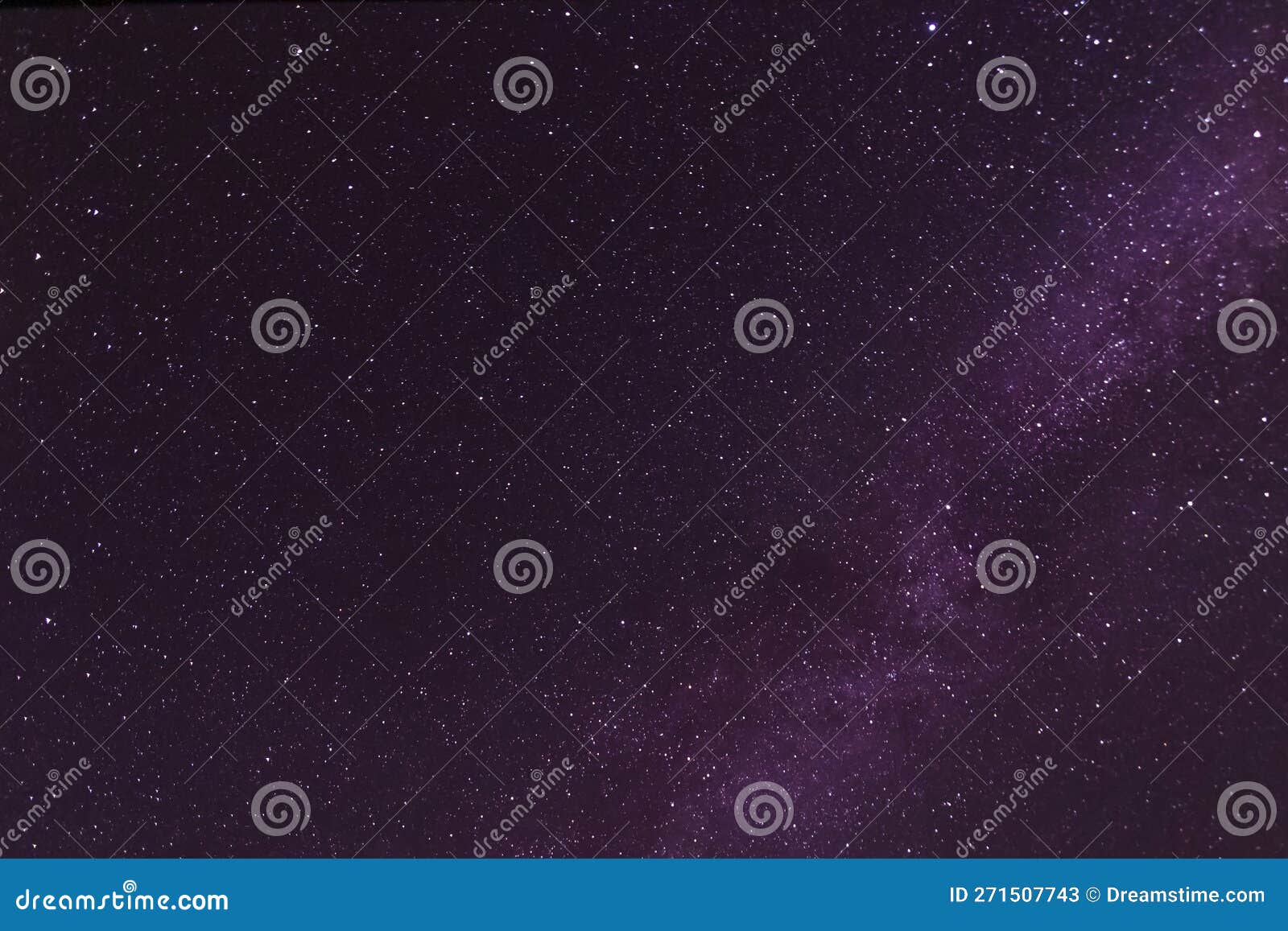 Milky Way Galaxy in Dark Purple Night Sky Stock Image - Image of star ...