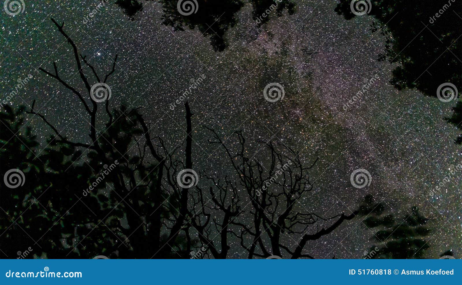 Milky way galaxy stock photo. Image of milkey, astrophotography - 51760818