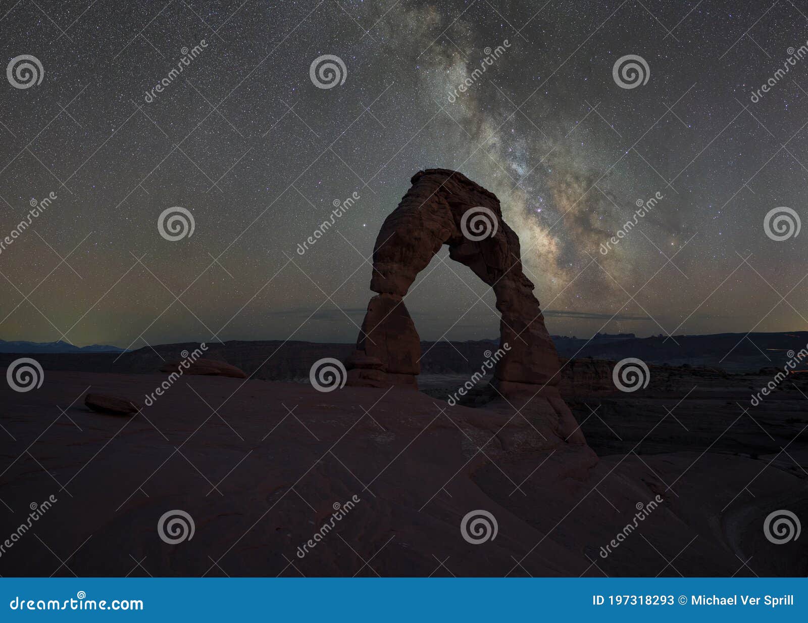 Milky Way Behind Abandoned Water Tanks Royalty-Free Stock Photo ...