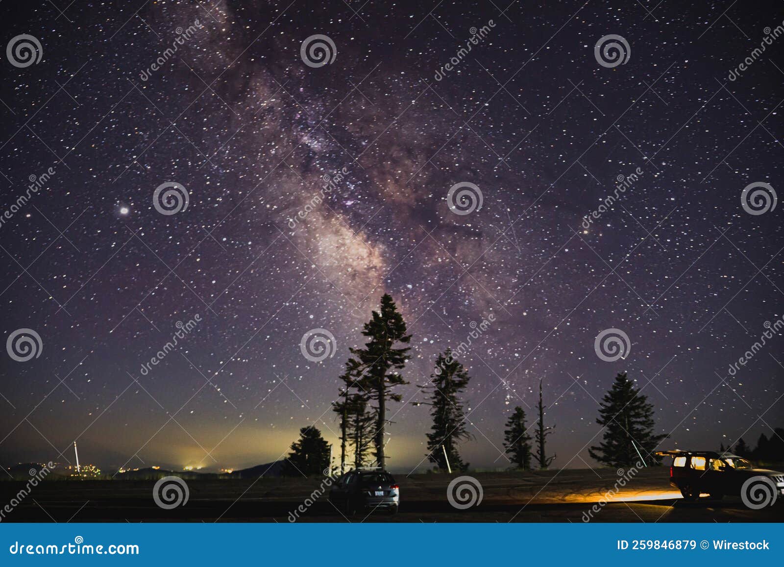 Milky Way Galaxy View at Night Editorial Stock Image - Image of space ...