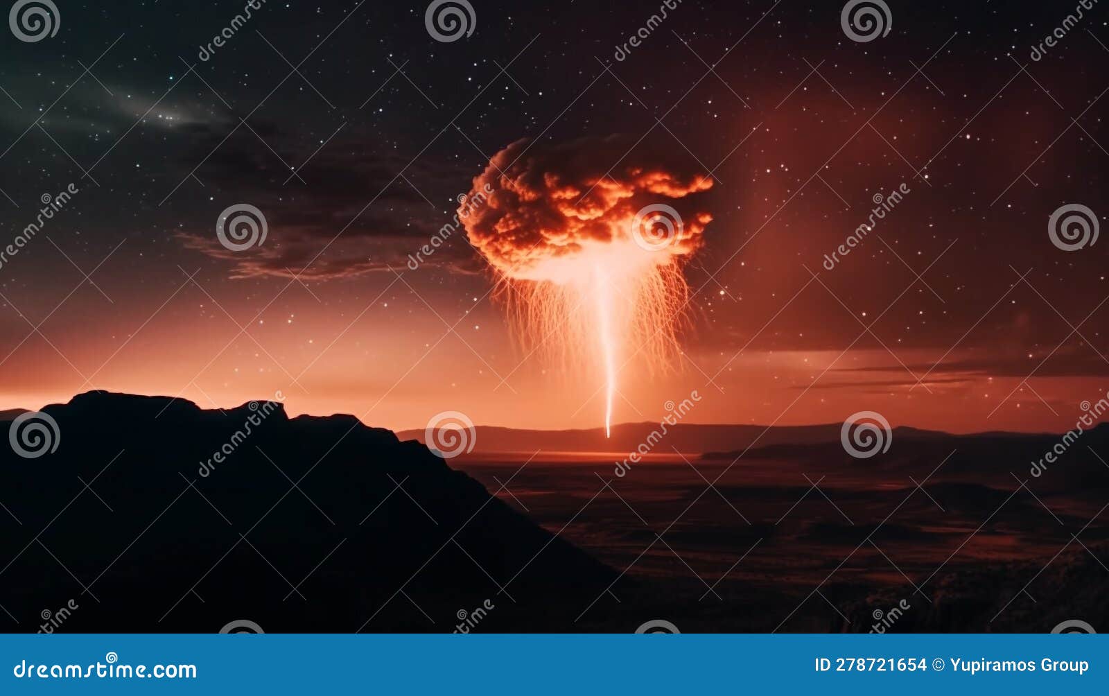 The Milky Way Glows Bright, Exploding with Natural Phenomenon Generated ...