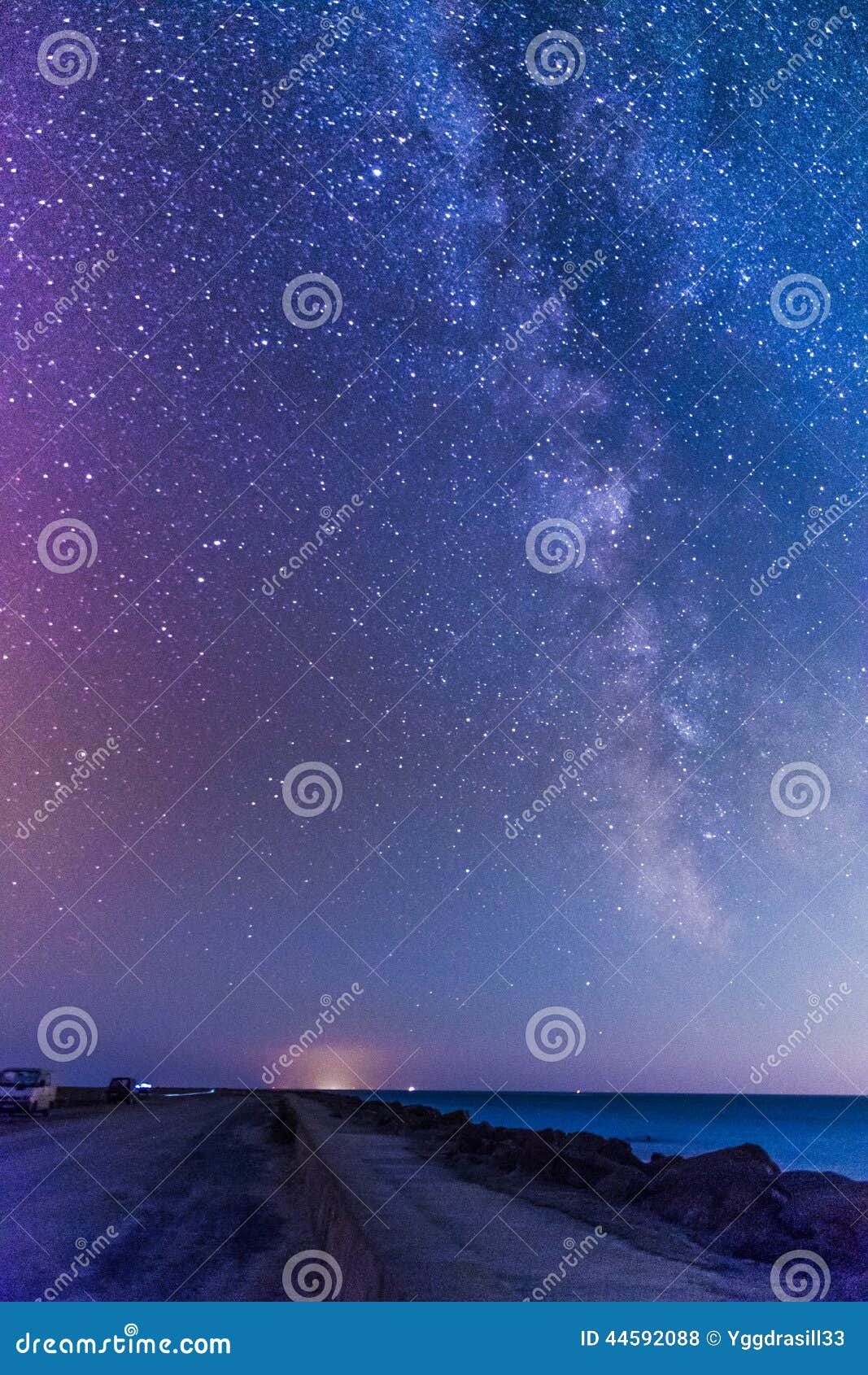 Milky Way stock photo. Image of nigth, star, light, earth - 44592088