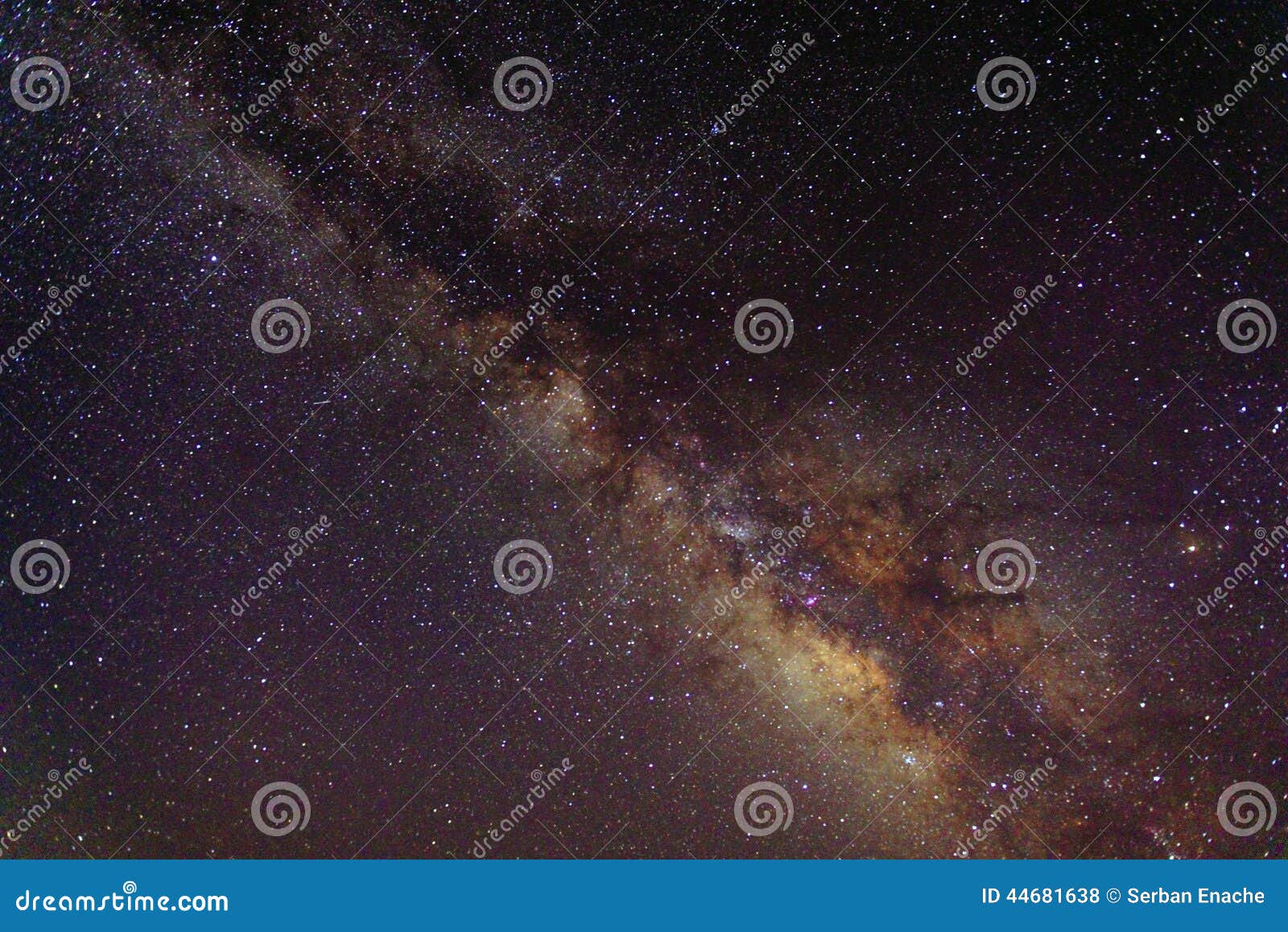 Milky Way stock photo. Image of skies, milky, colorful - 44681638