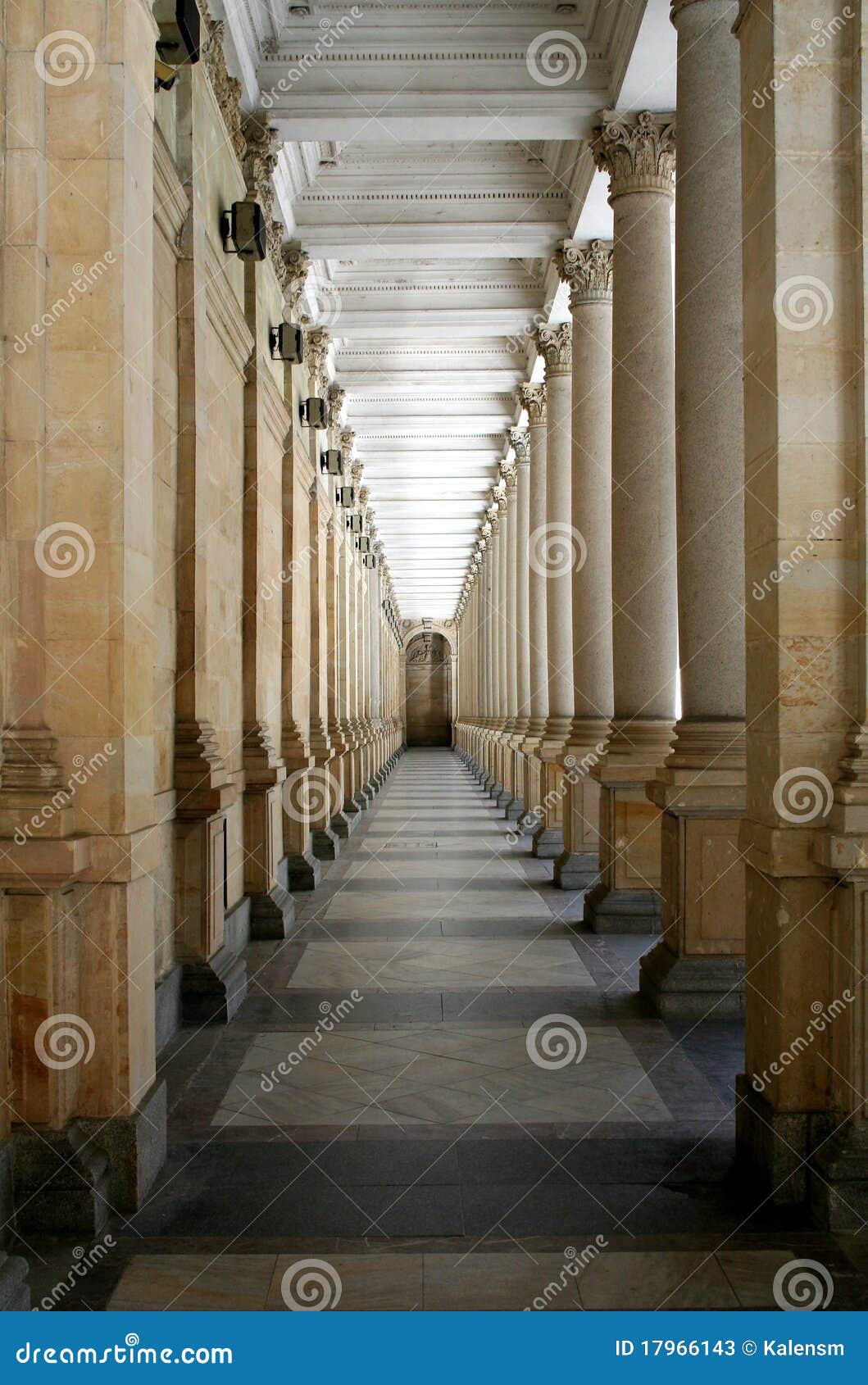 Mill Colonnade, Carlsbad(Karlovy Vary) Stock Image - Image of mlynska ...