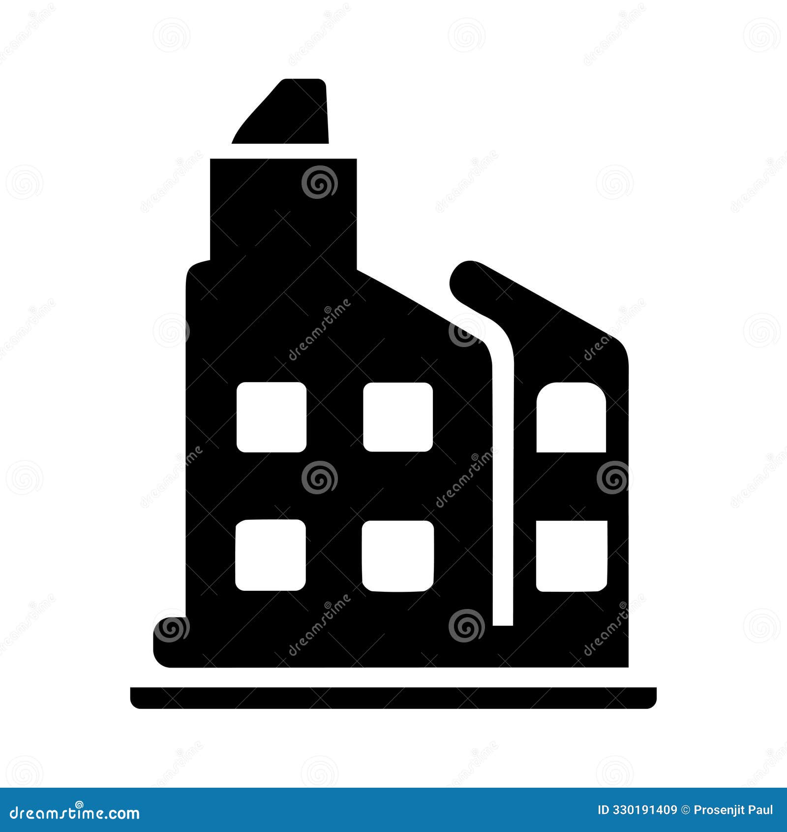 Mill, Factory, Ecology, Ecology Mill Factory Icon Stock Vector ...