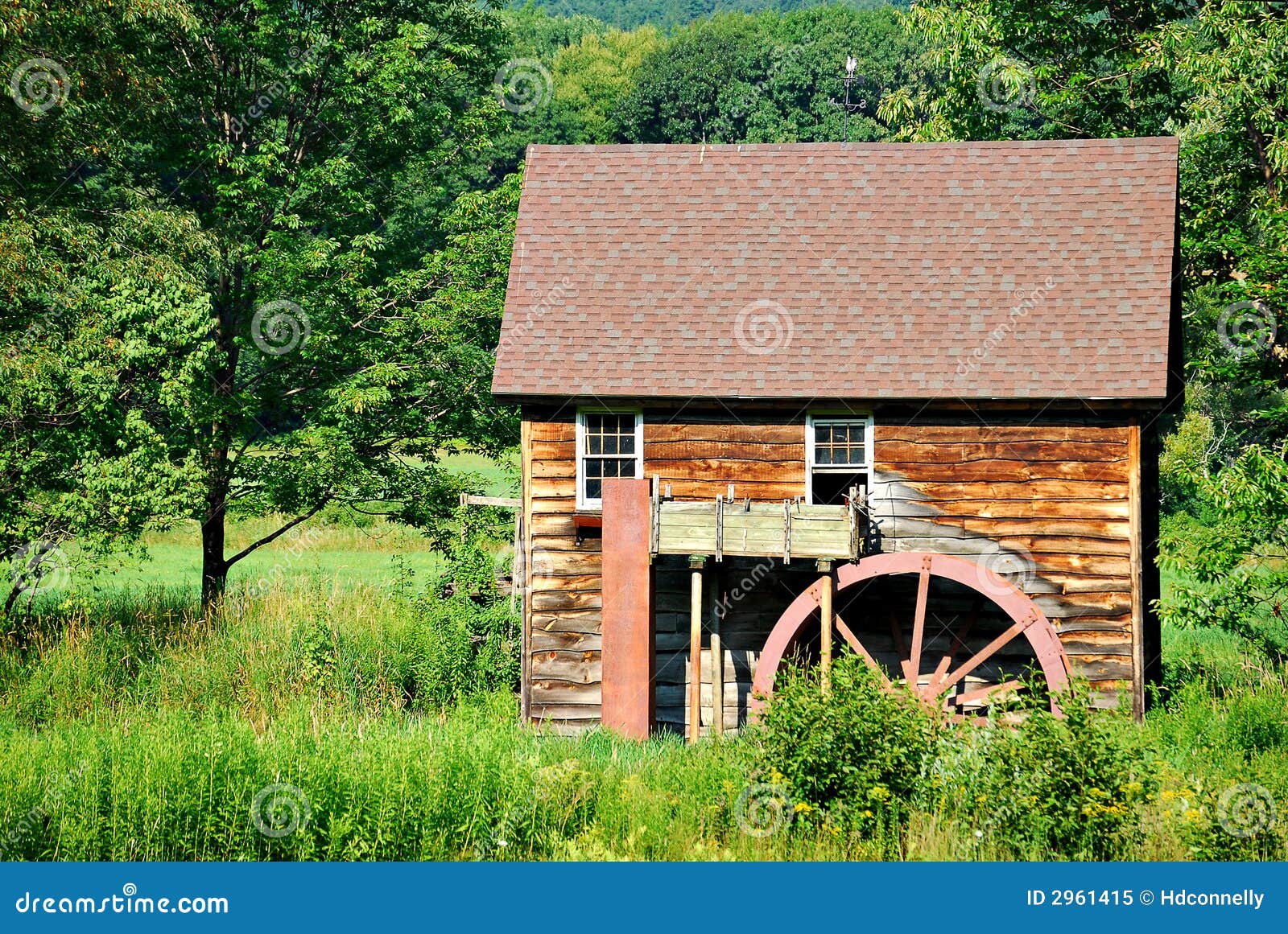 Mill house stock image. Image of water, building, nature - 2961415