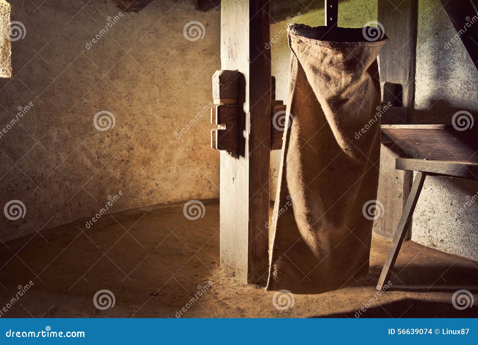 Mill interior stock photo. Image of historic, dirty, industrial - 56639074