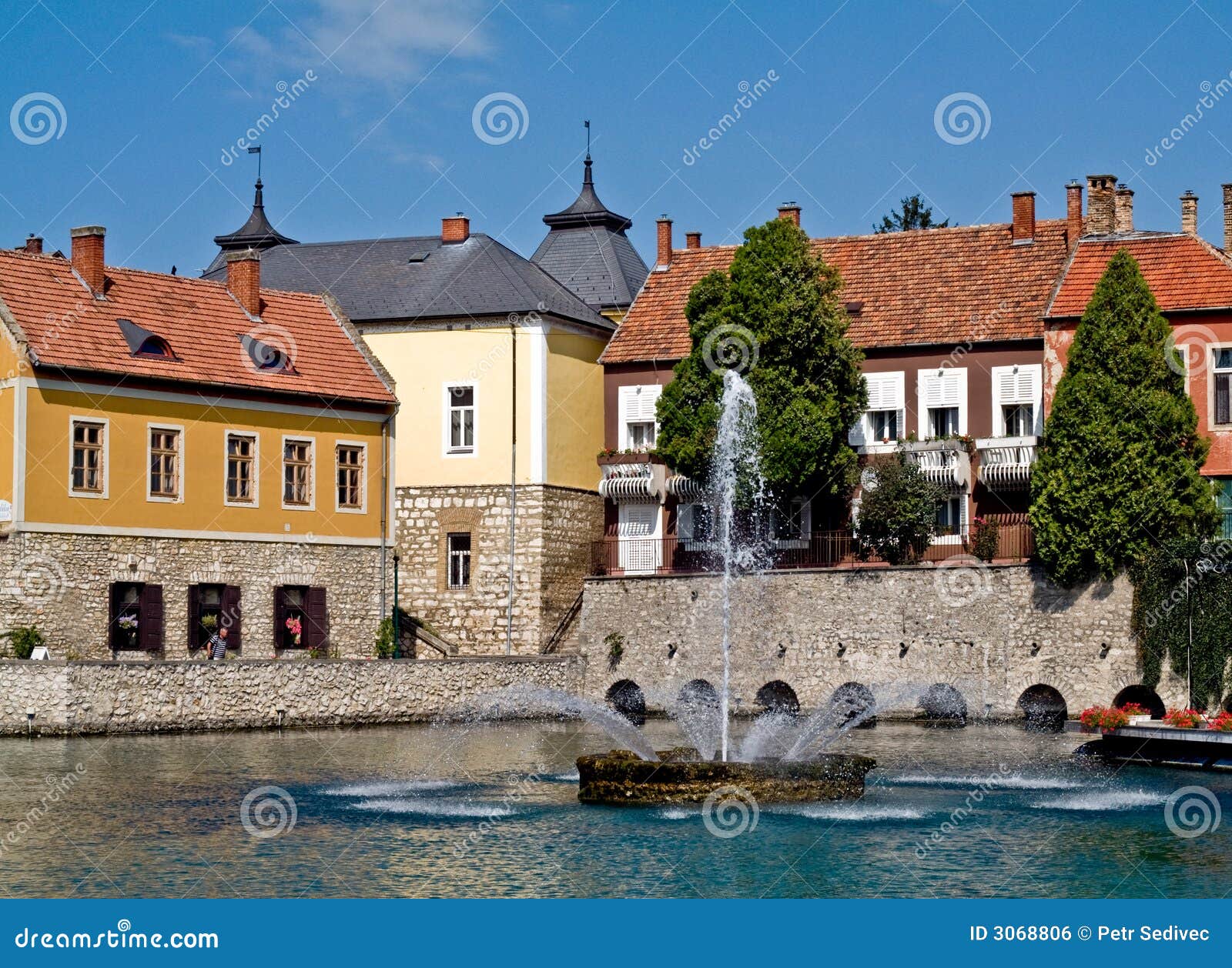 Mill lake (Tapolca) stock photo. Image of mill, house - 3068806