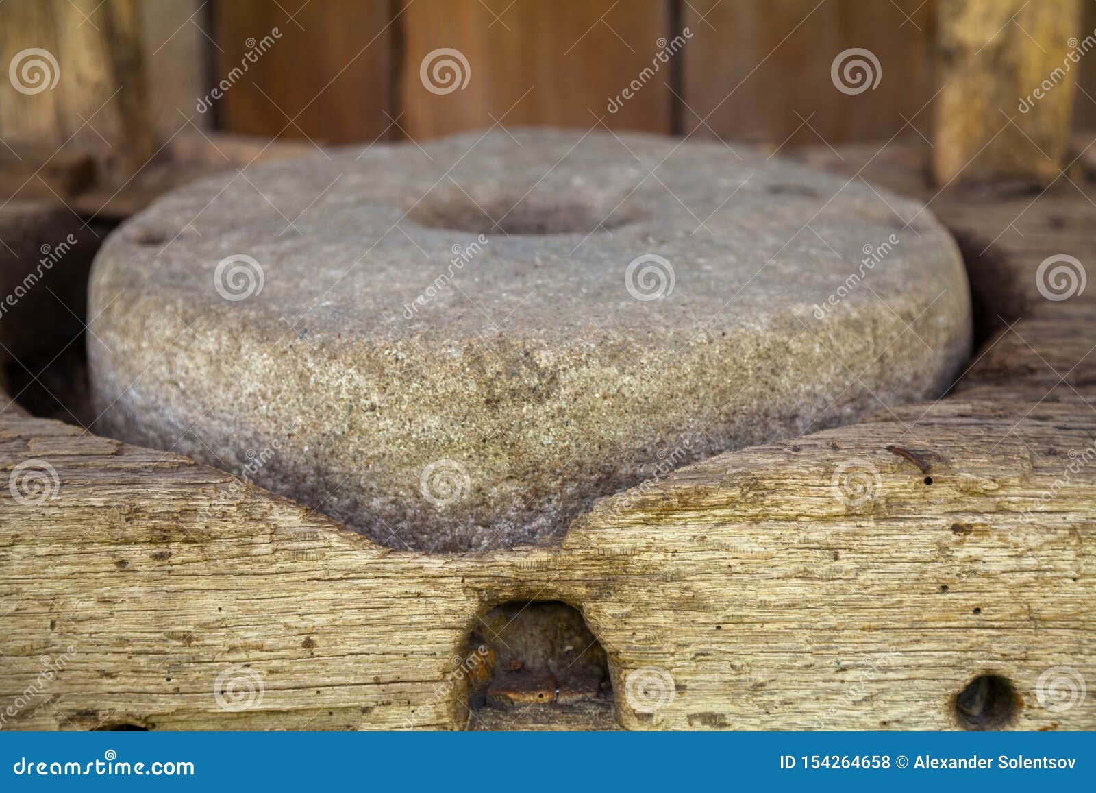 Mill stone circle stock photo. Image of kitchen, circular - 154264658
