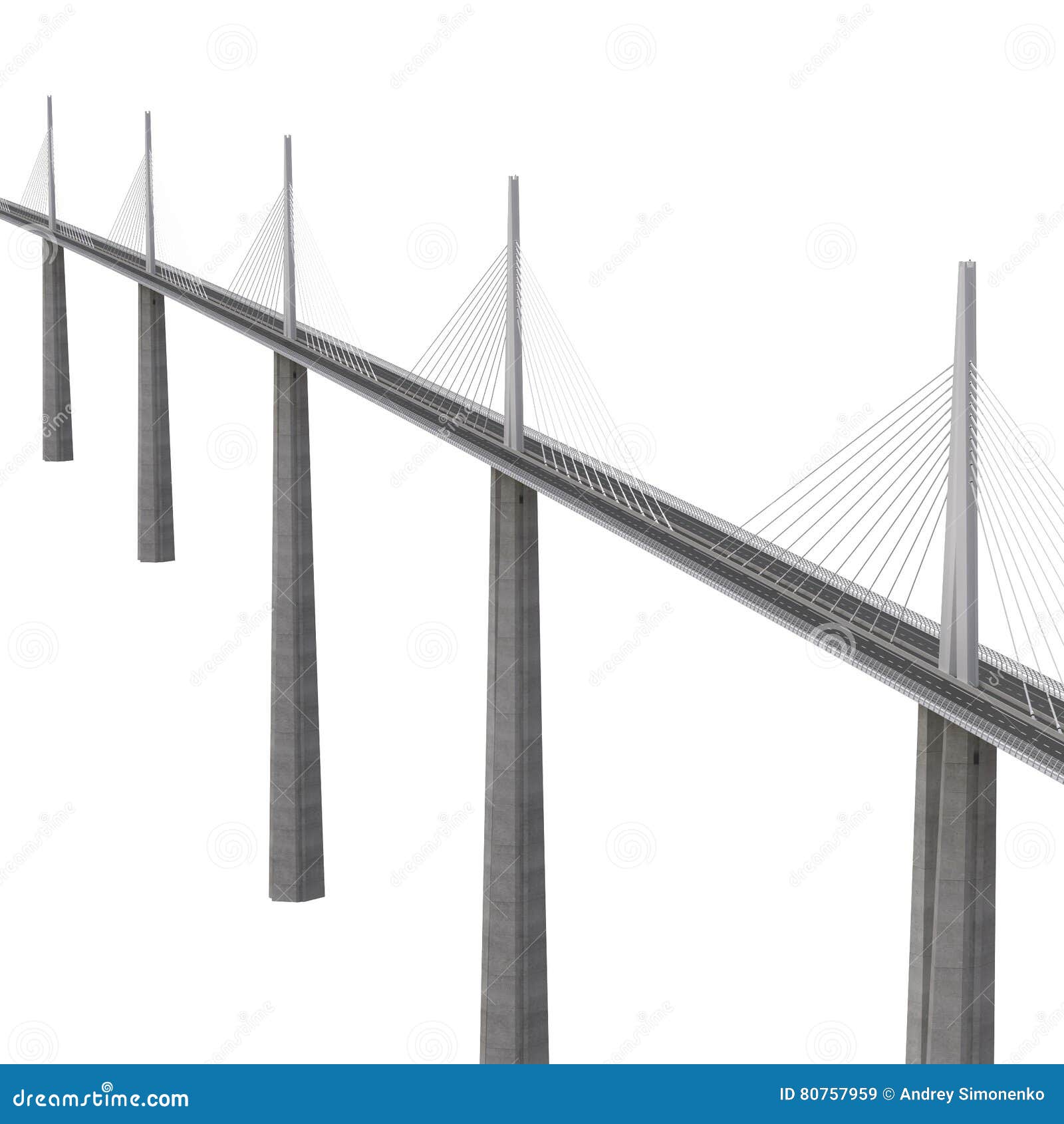 Millau Viaduct Icon Vector Sign And Symbol Isolated On White Background ...