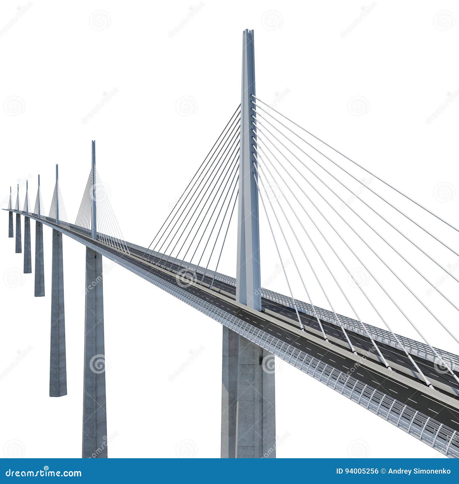 Millau Viaduct Icon Vector Sign And Symbol Isolated On White Background ...