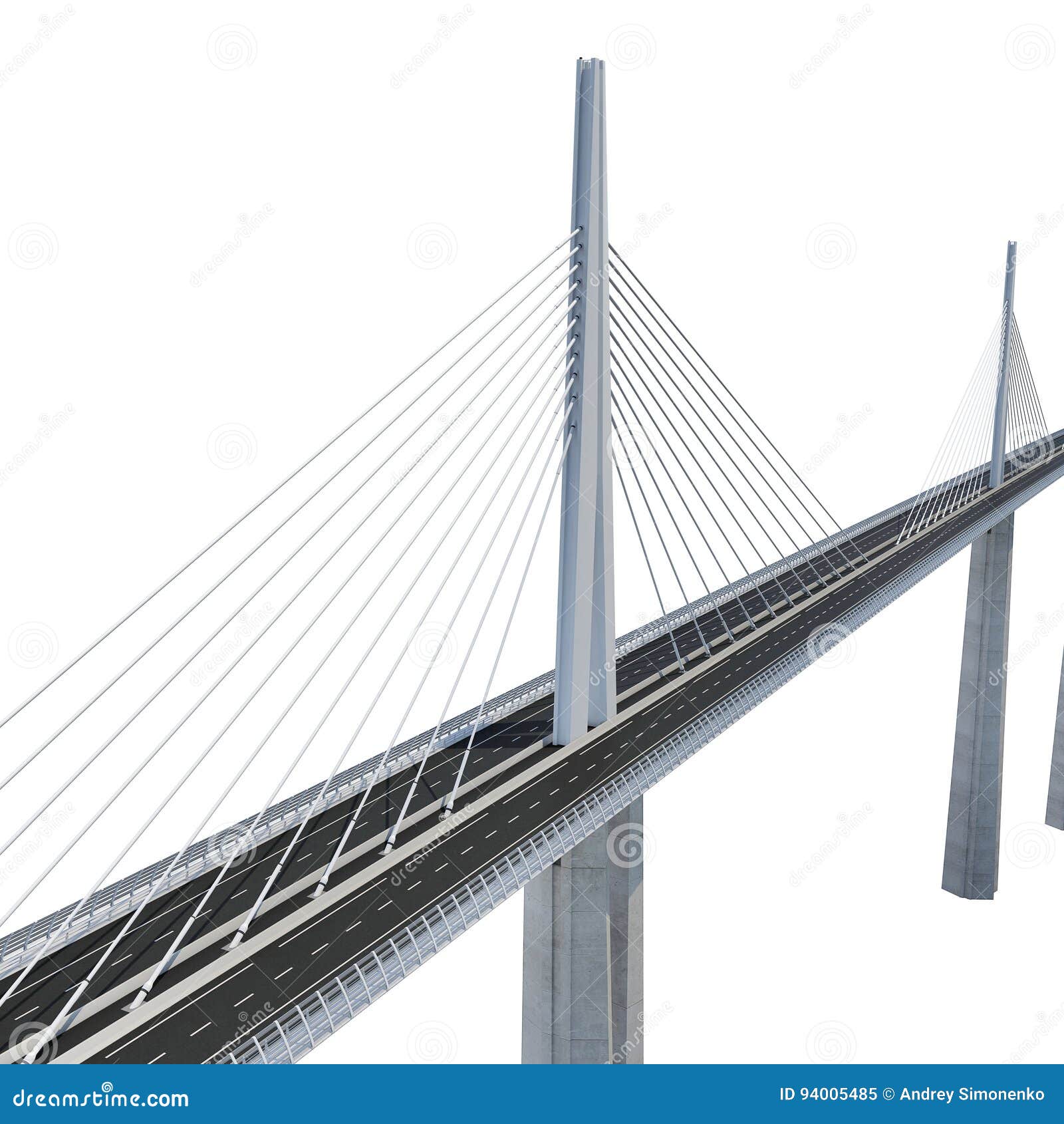Millau Viaduct Bridge Pattern Vector Seamless | CartoonDealer.com ...