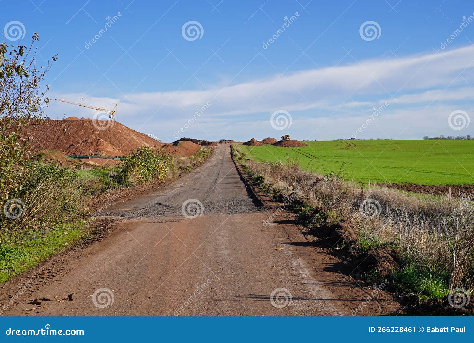 Milled Off Old Road at the Construction Site Stock Image - Image of ...