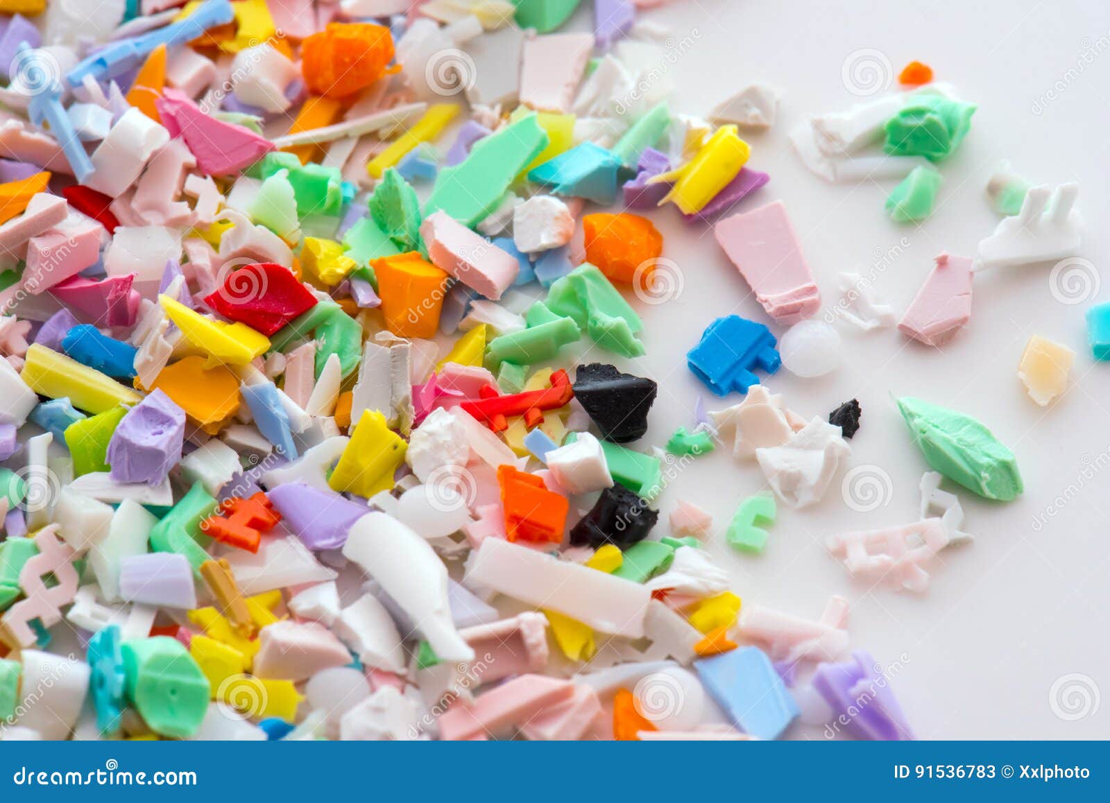 Milled plastic parts stock image. Image of mill, granules - 91536783
