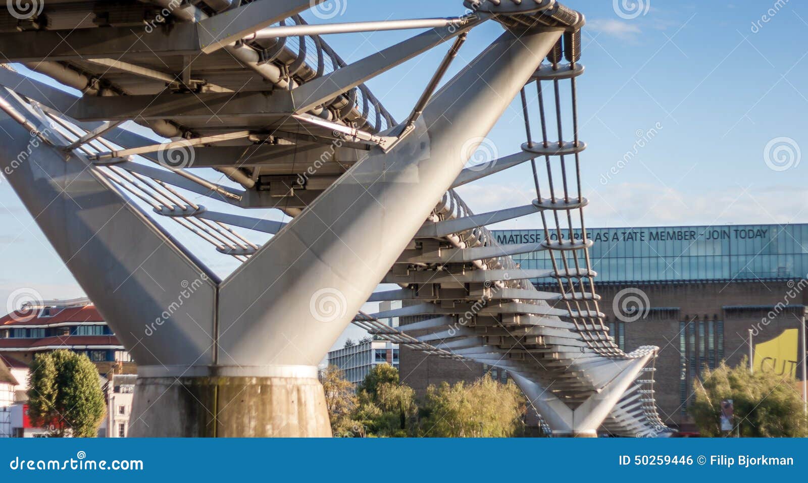 Millenium Bridge editorial photo. Image of european, british - 50259446