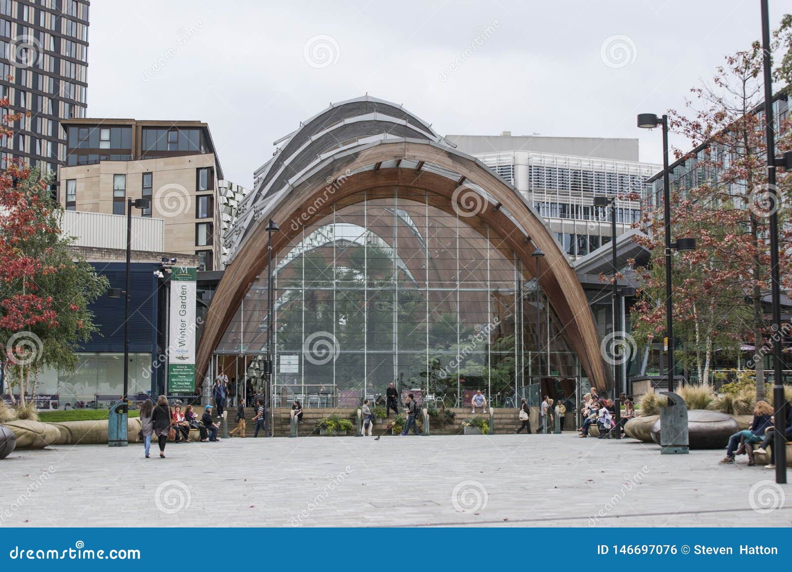 Millennium Gardens, Sheffield, South Yorkshire, UK - September 2013 ...