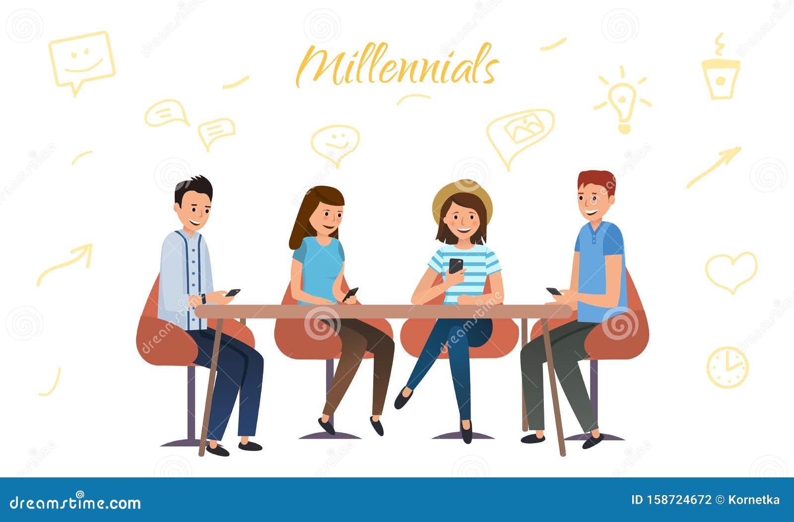 Millenium Generation Stock Illustrations – 5 Millenium Generation Stock ...